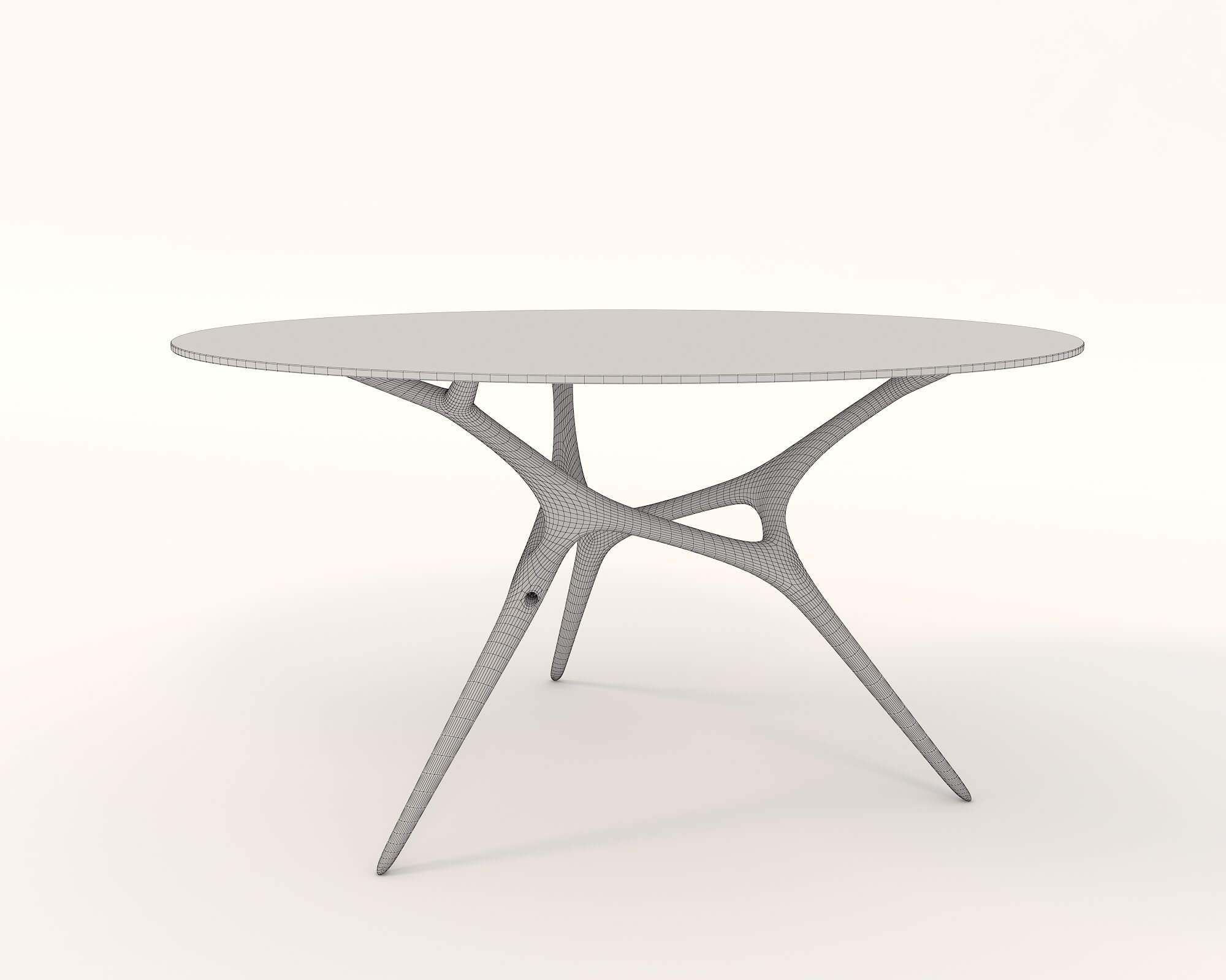 Contemporary Design Table and Chair Set 13 - 3D Model by nhattuankts