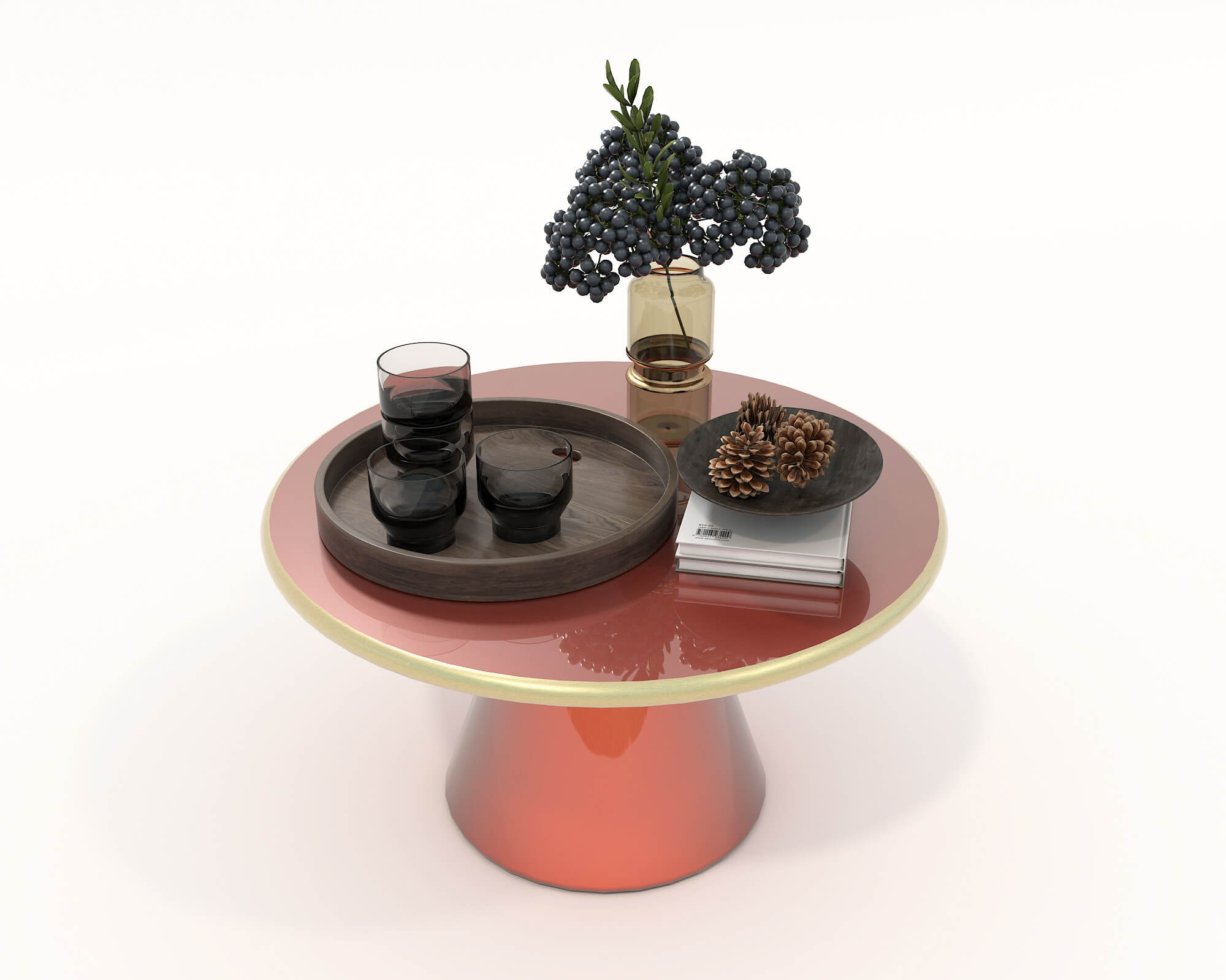 Contemporary Style Coffee Table and Armchair 17 - 3D Model by nhattuankts