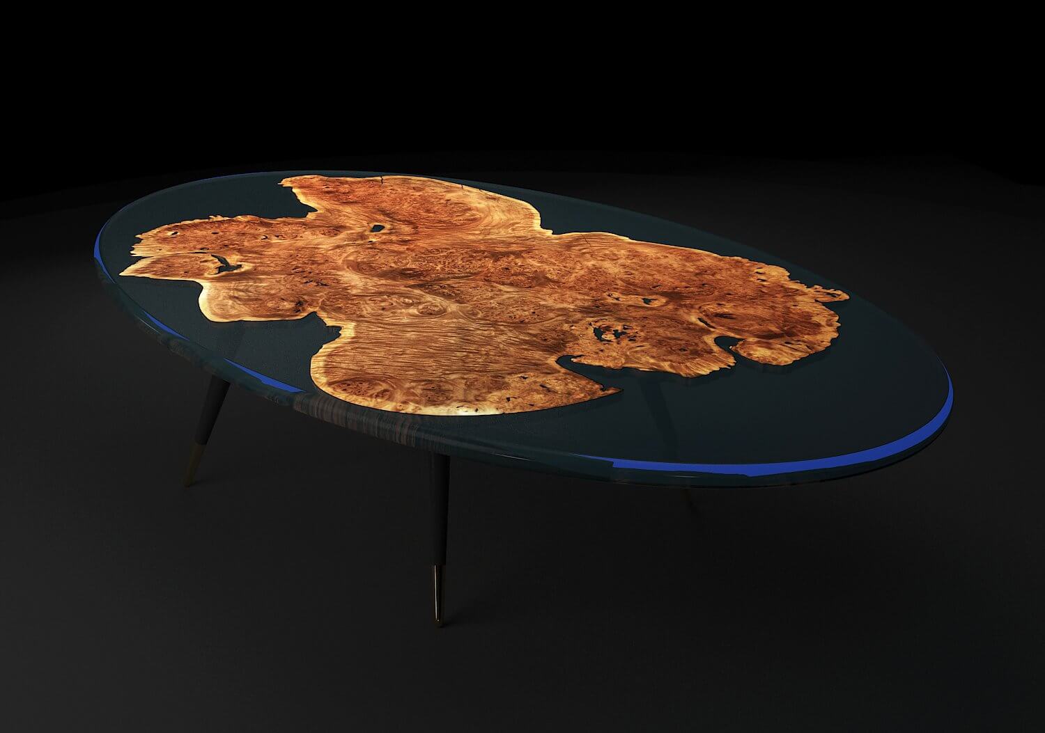 Epoxy Resin Coffee Table 2 - 3D Model by nhattuankts