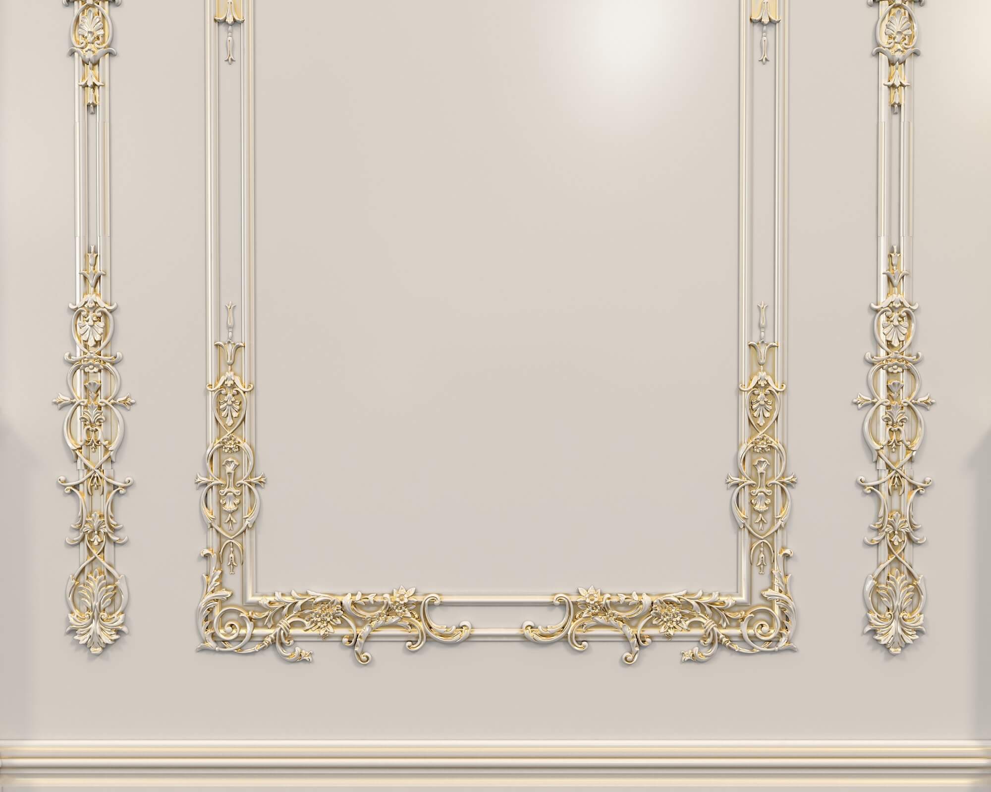 European Style Interior Wall Decoration - 3D Model by nhattuankts