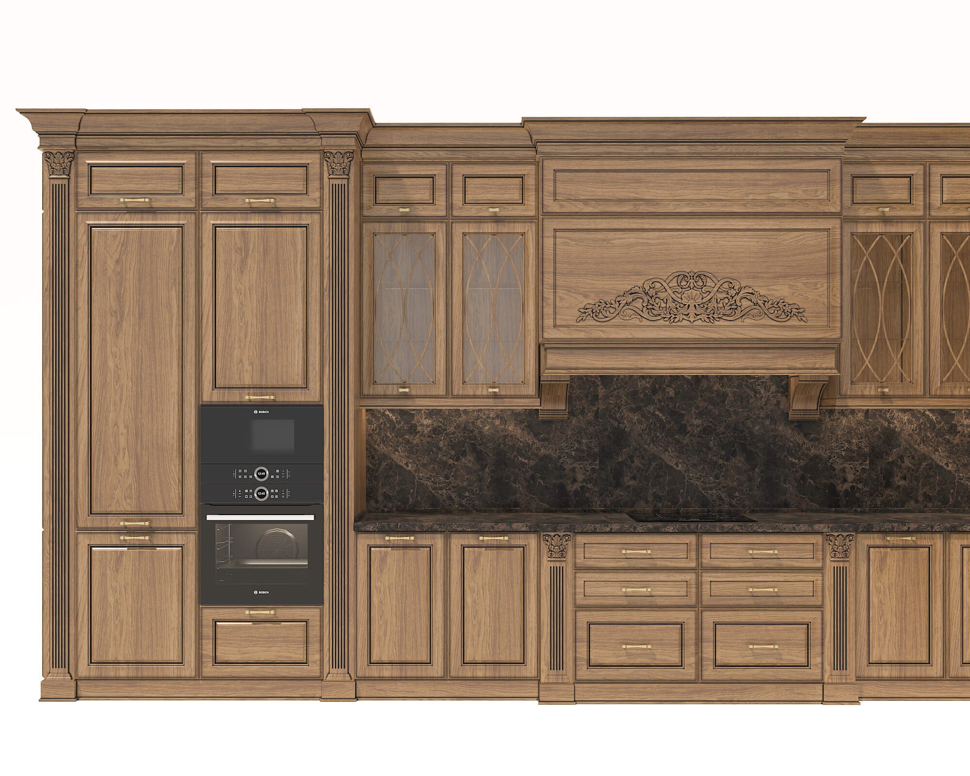 European Style Kitchen 8 - 3D Model by nhattuankts