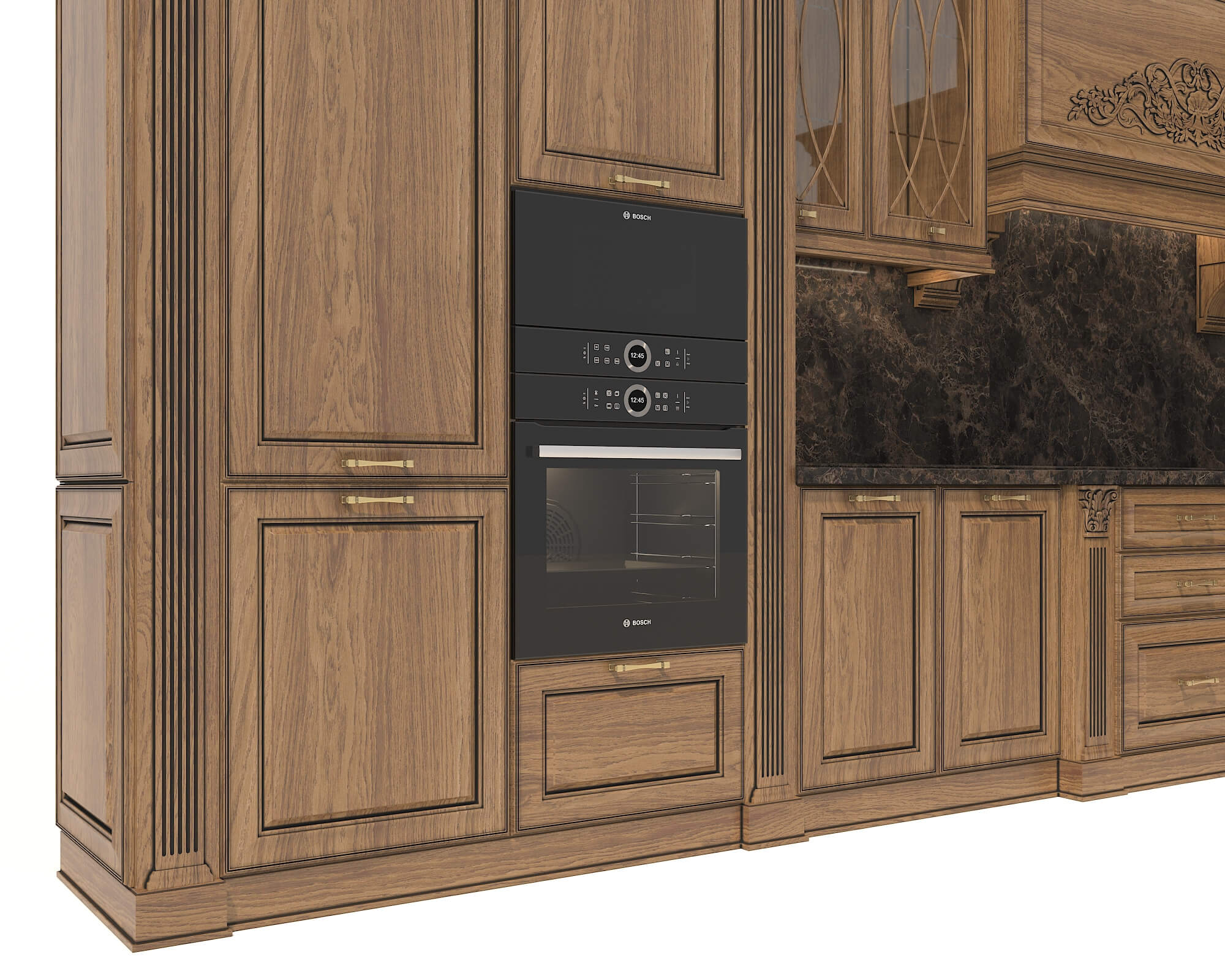 European Style Kitchen 8 - 3D Model by nhattuankts