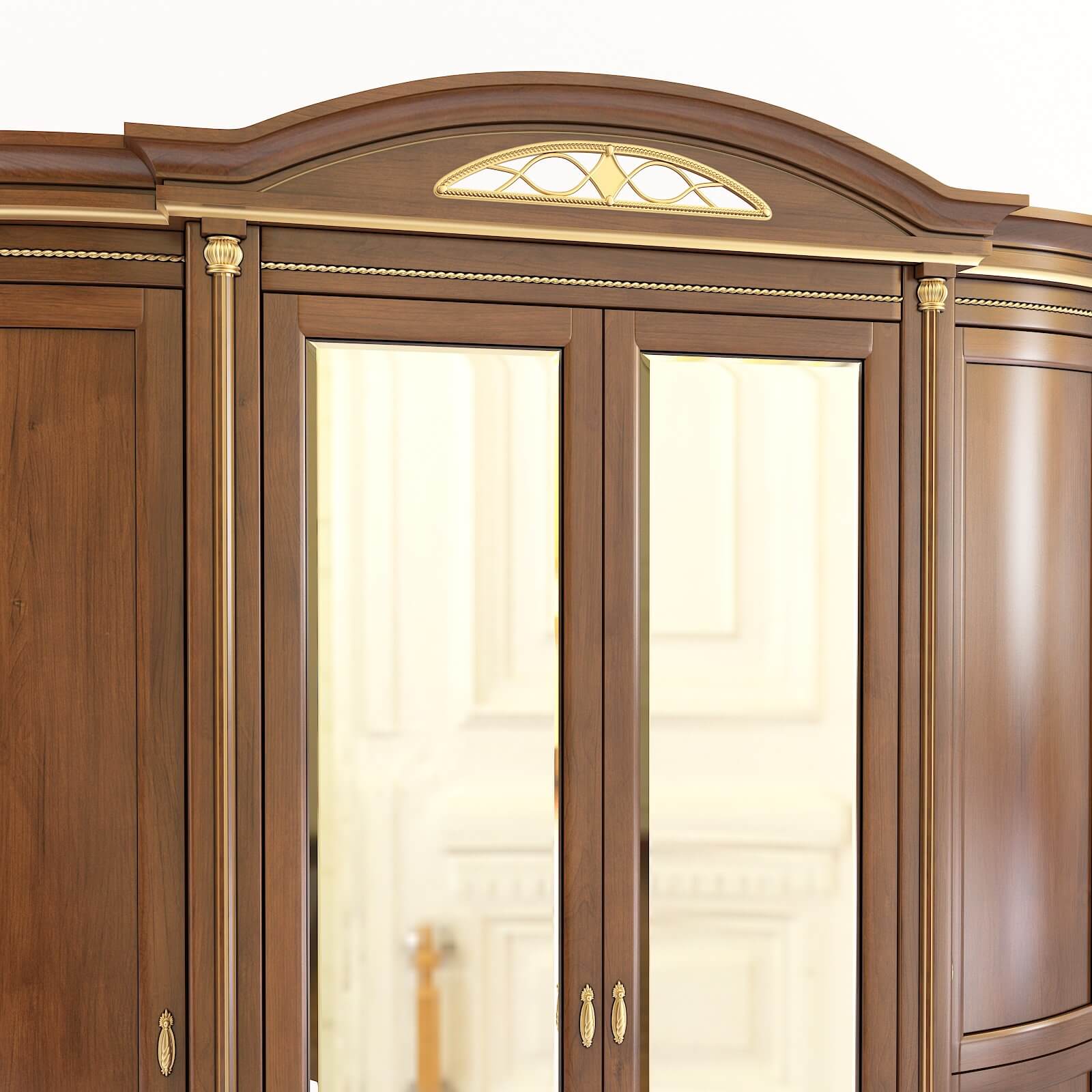 European Style Wardrobe 2 - 3D Model by nhattuankts