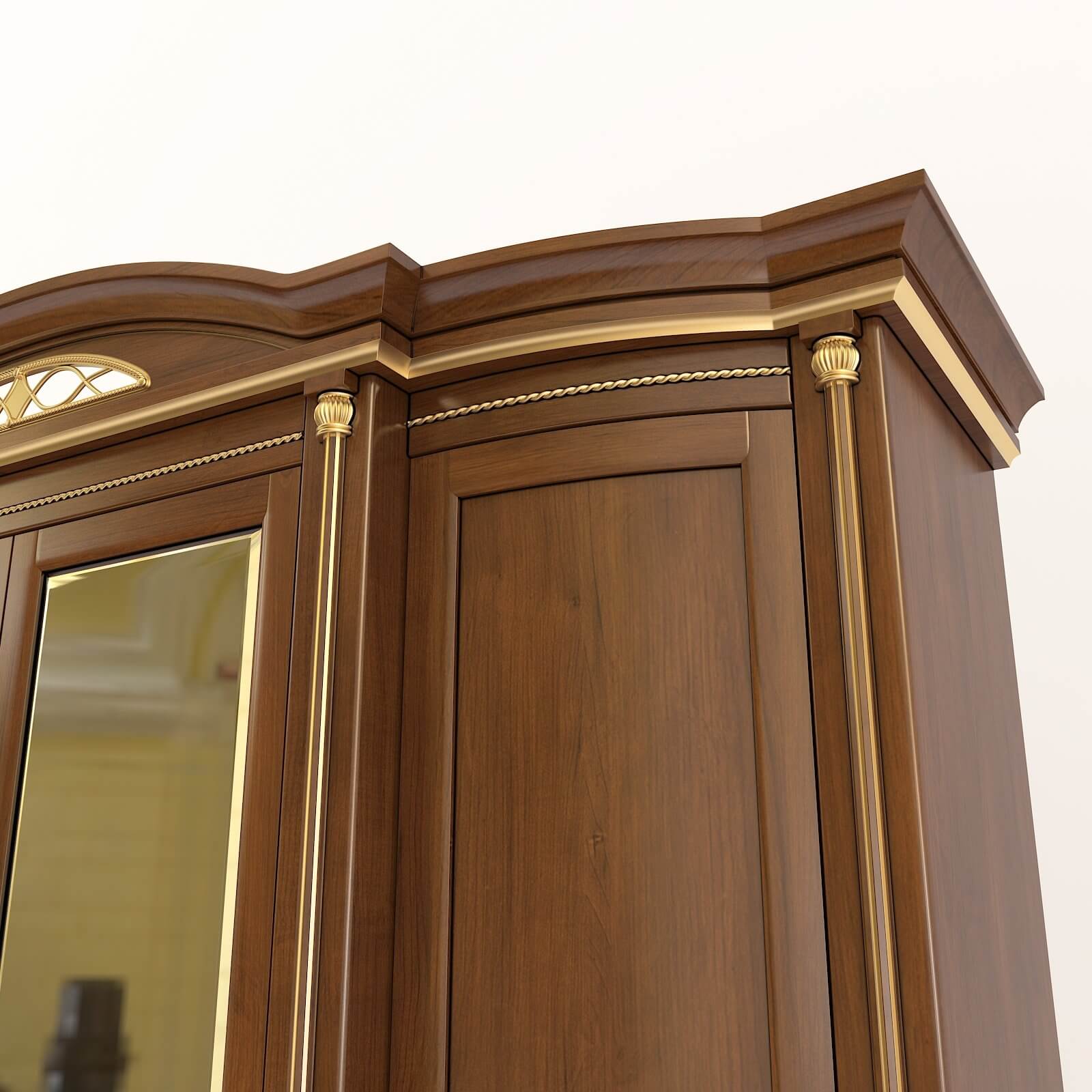 European Style Wardrobe 2 - 3D Model by nhattuankts