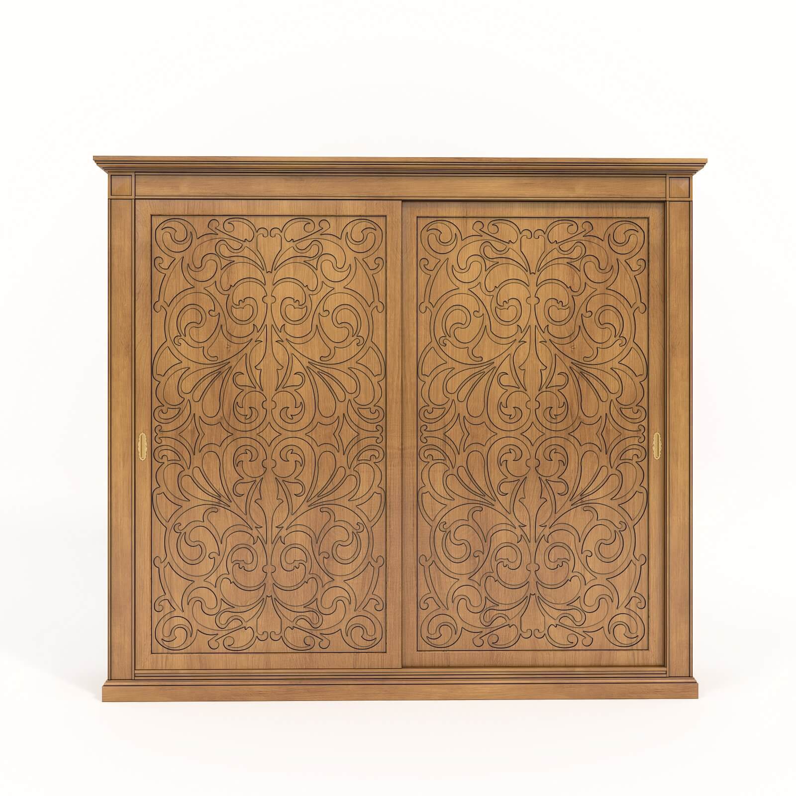 European Style Wardrobe 3 - 3D Model by nhattuankts