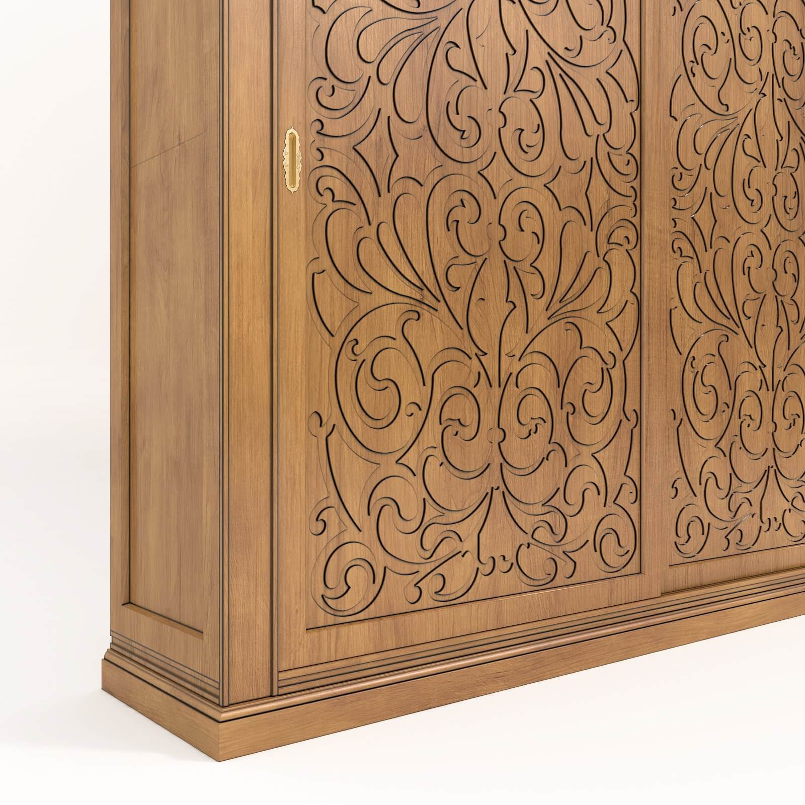 European Style Wardrobe 3 - 3D Model by nhattuankts