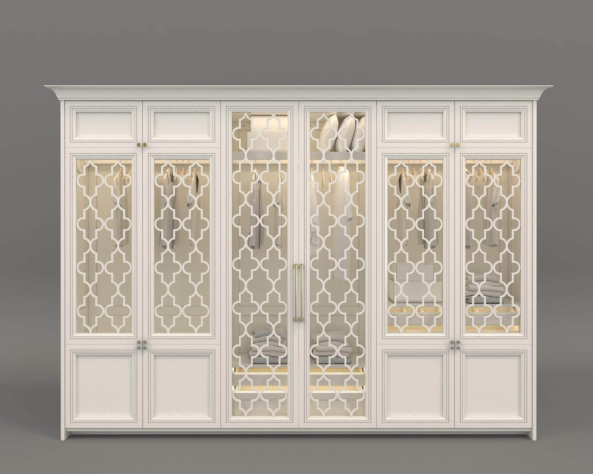 European Style Wardrobe - 3D Model by nhattuankts