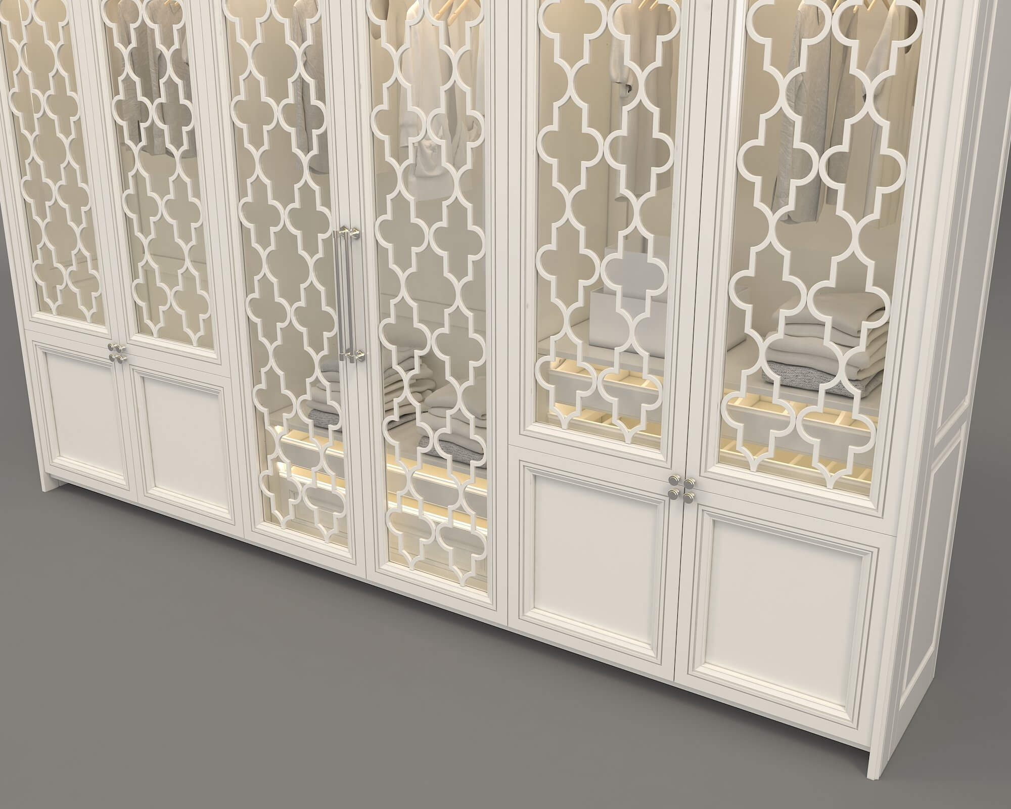 European Style Wardrobe - 3D Model by nhattuankts