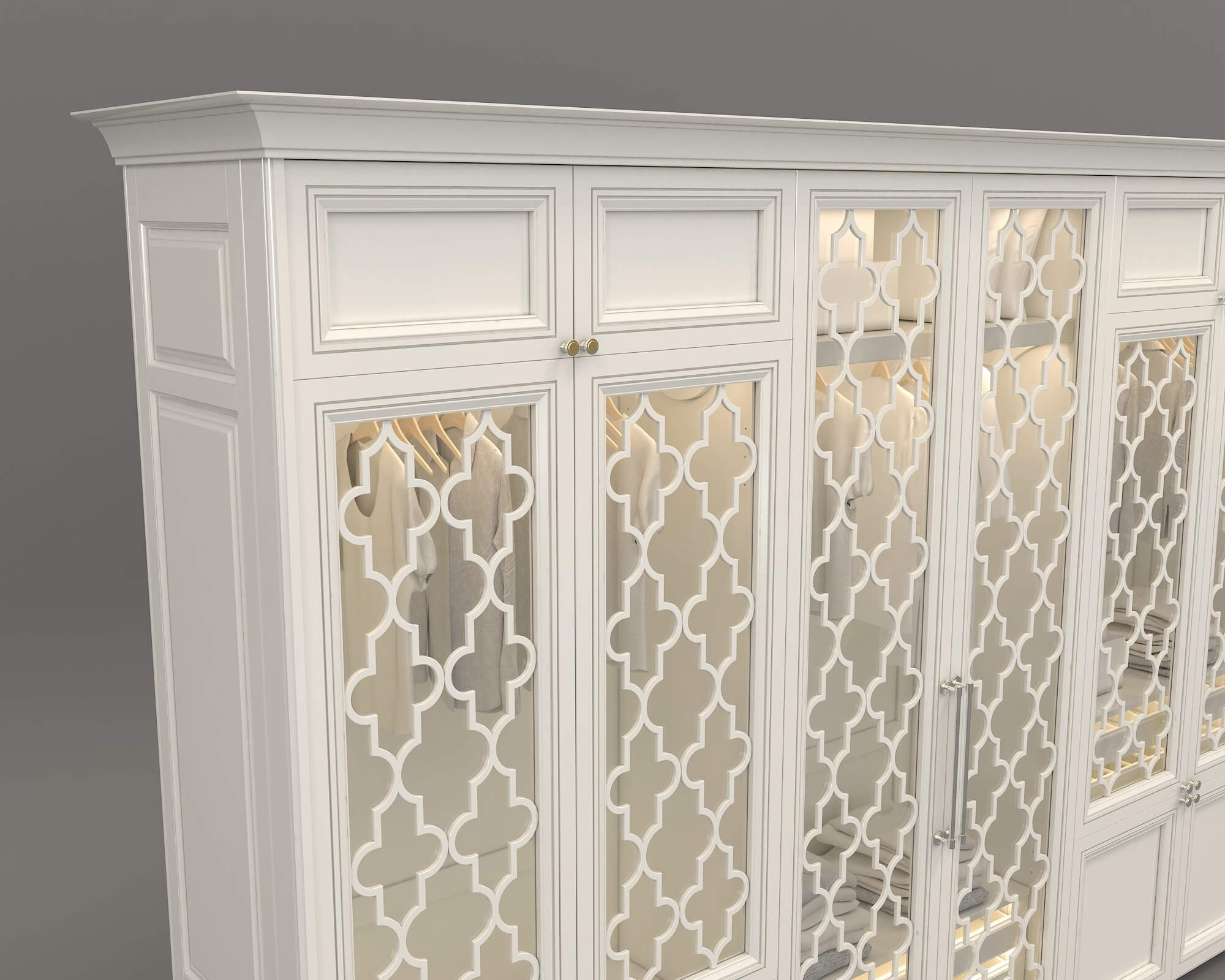 European Style Wardrobe - 3D Model by nhattuankts