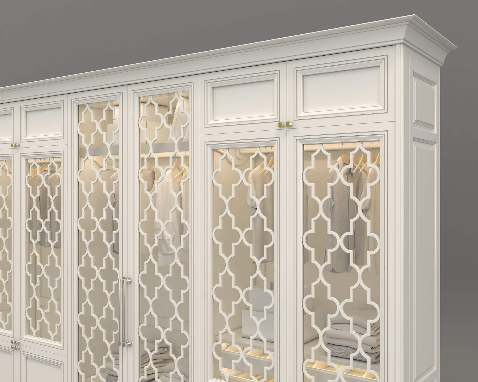 European Style Wardrobe - 3D Model by nhattuankts