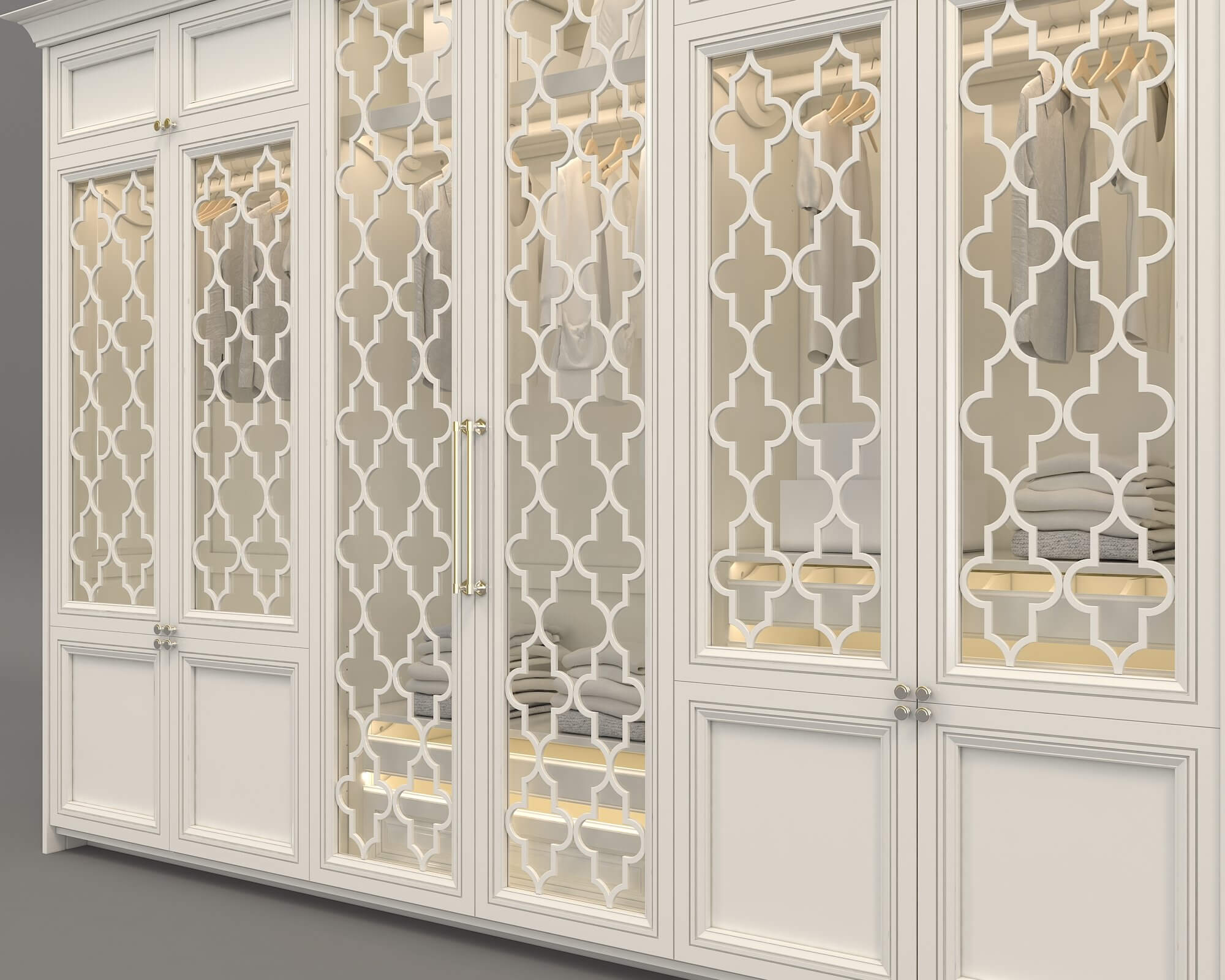 European Style Wardrobe - 3D Model by nhattuankts