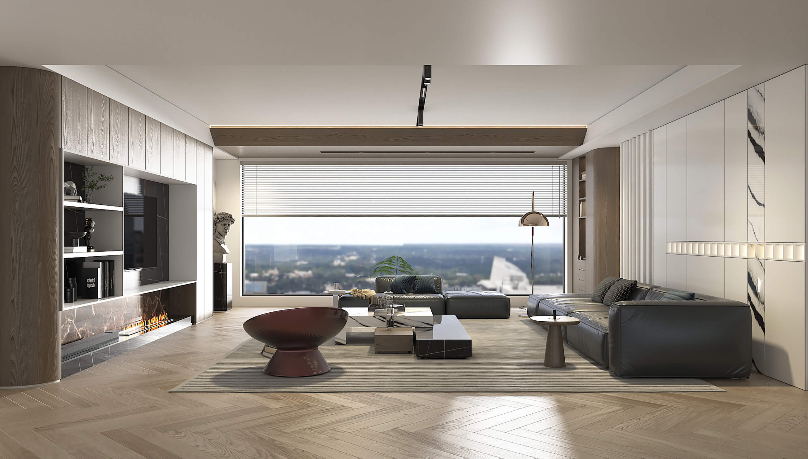 Living Room and Kitchen Scene 2 - 3D Model by nhattuankts