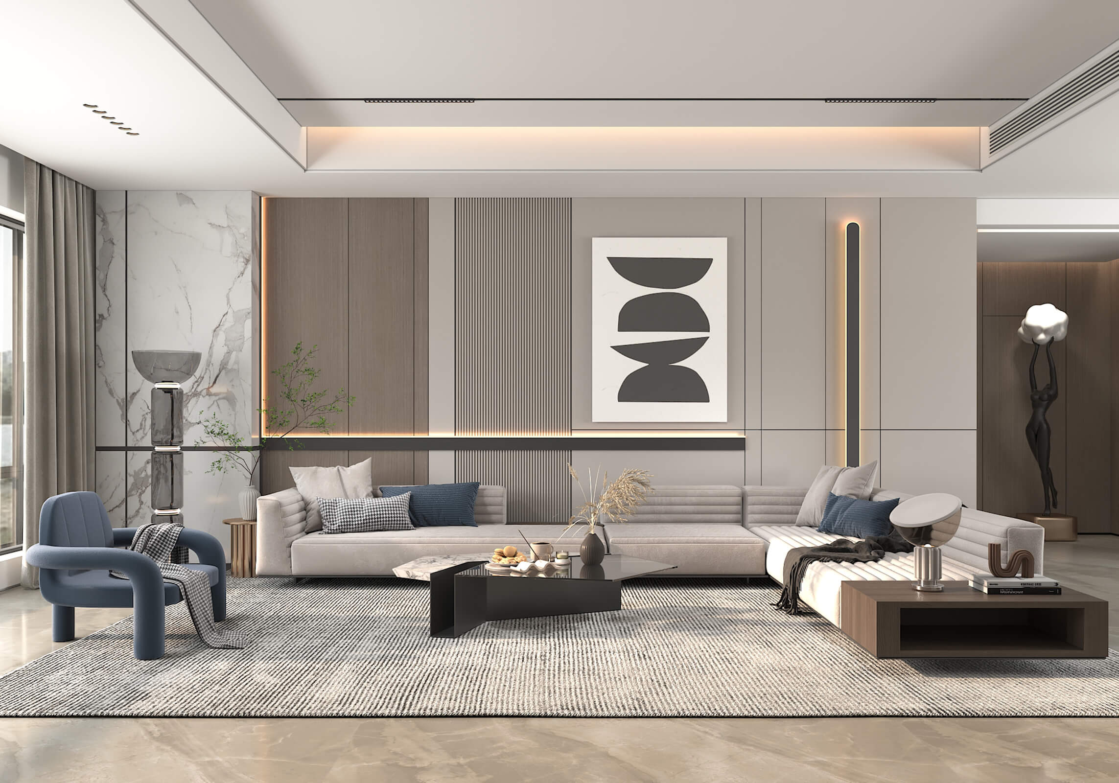 Living Room Scene 12 - 3D Model by nhattuankts