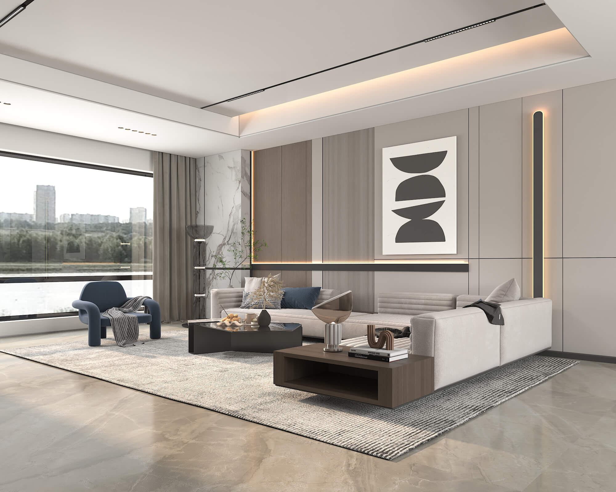 Living Room Scene 12 - 3D Model by nhattuankts