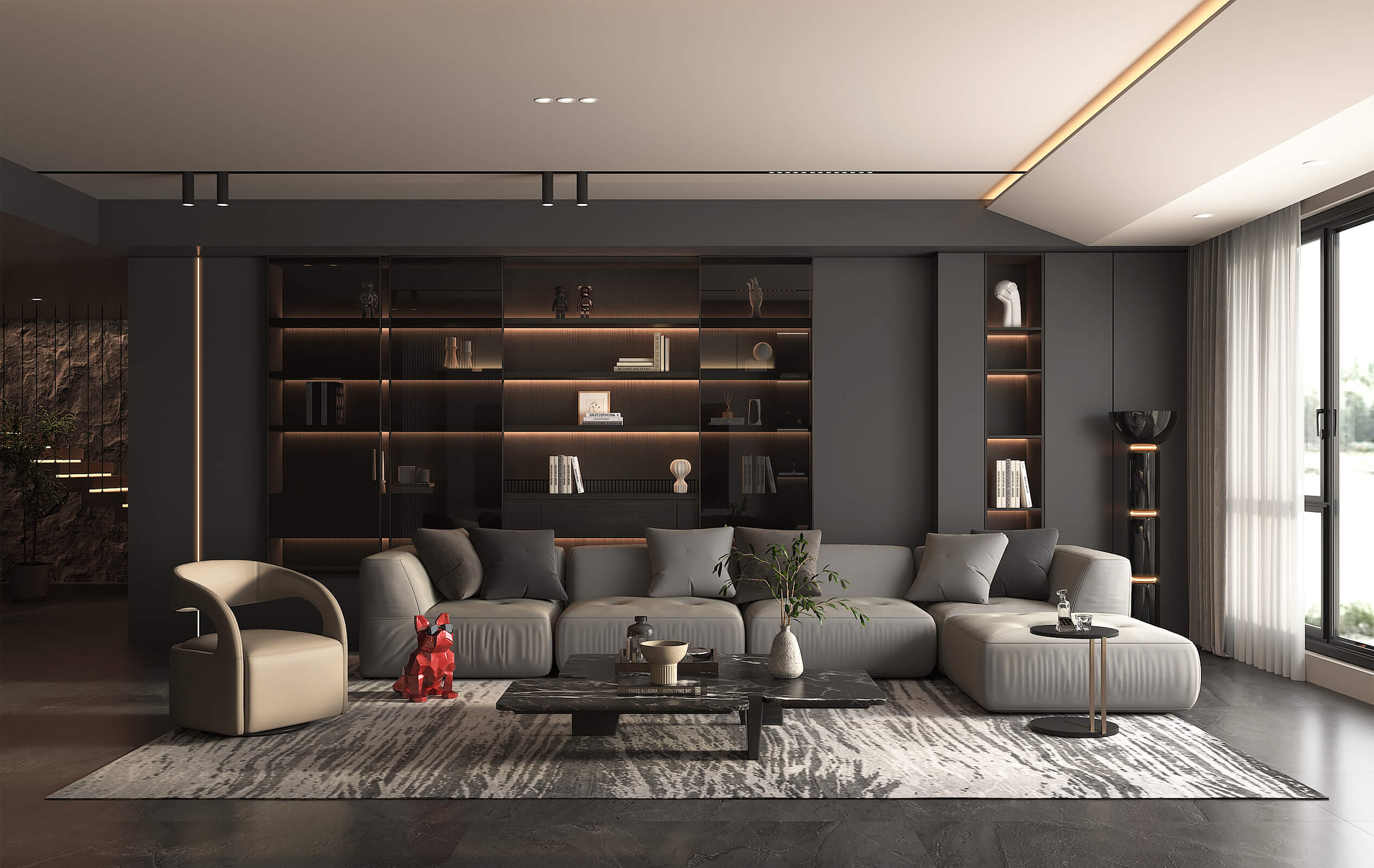 Living Room Scene 18 - 3D Model by nhattuankts