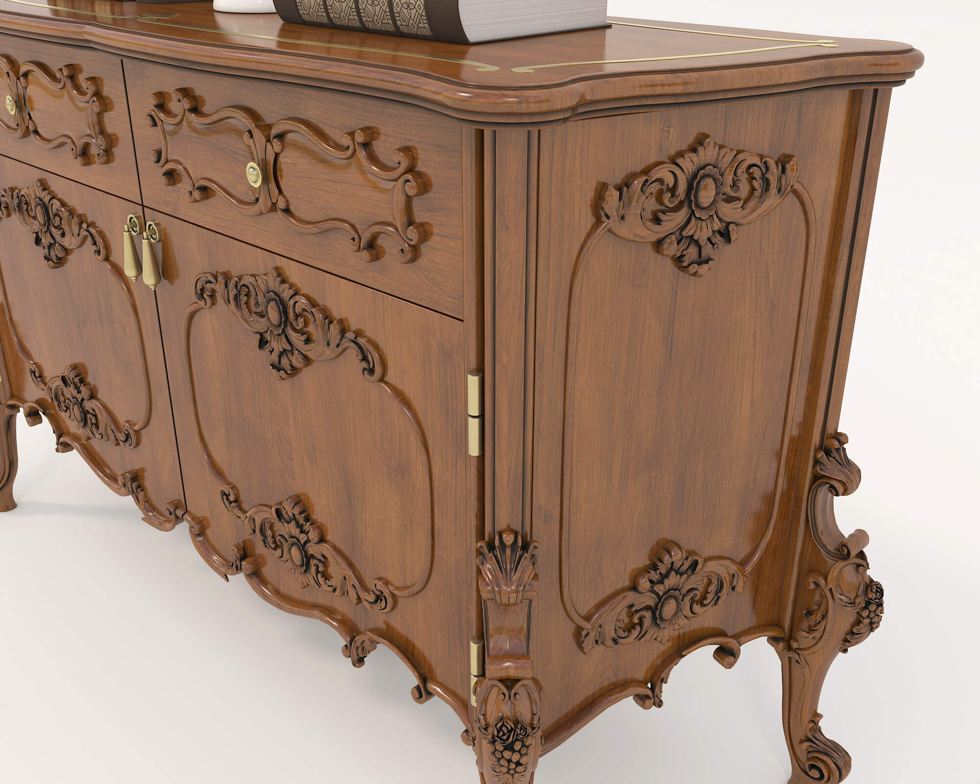 Luxury Classic Sideboard - 3D Model by nhattuankts
