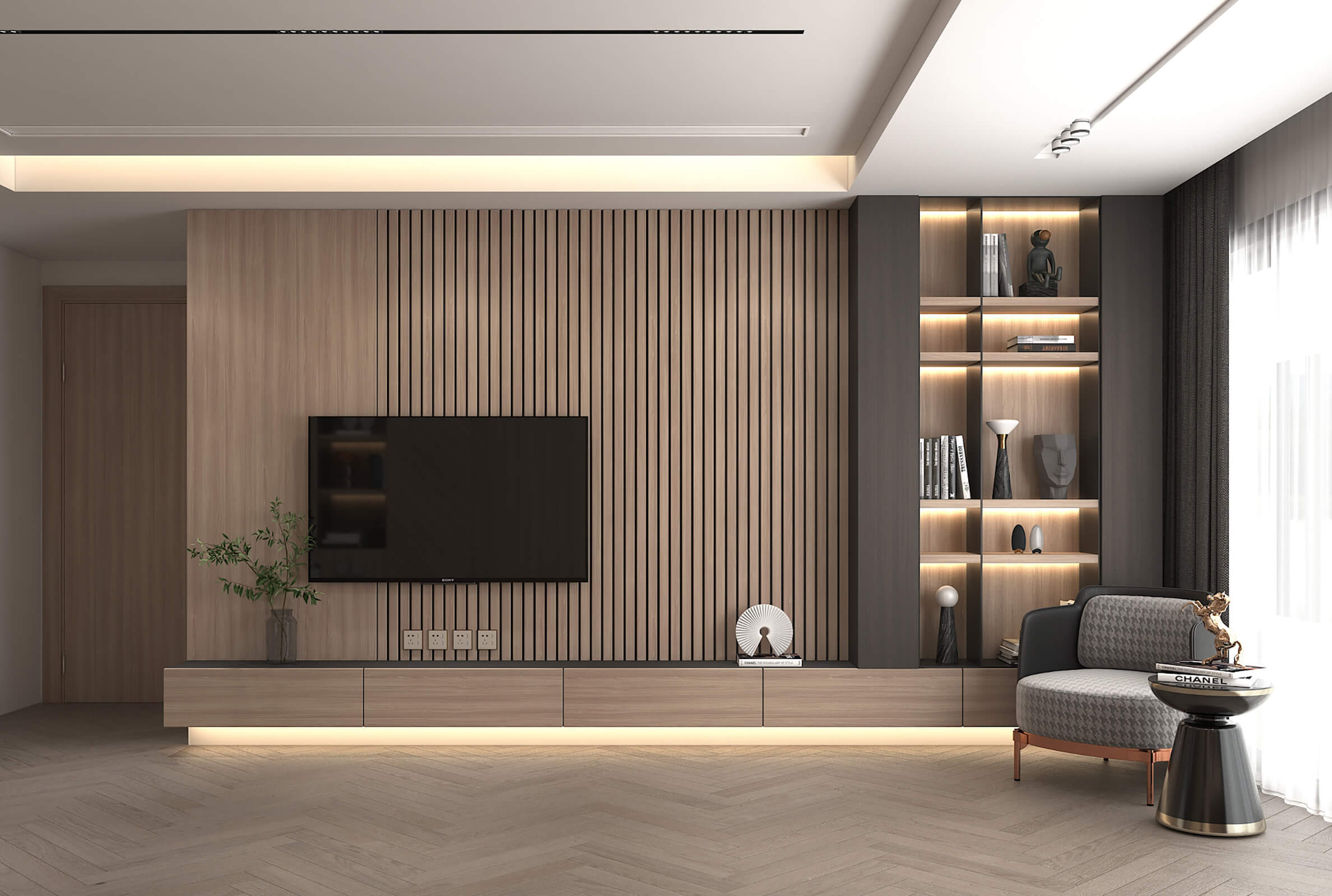 Modern Bedroom Interior Scene 32 - 3D Model by nhattuankts