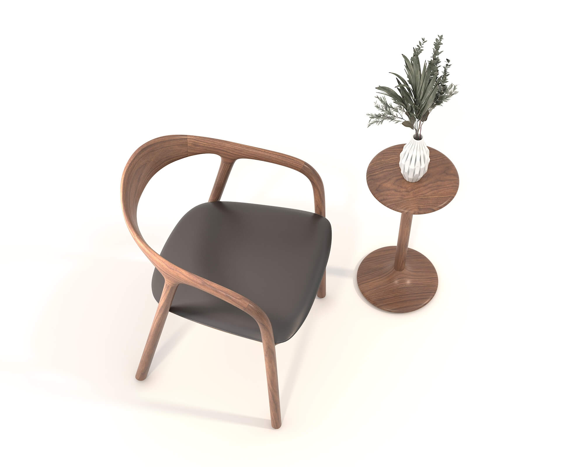 Modern Coffee Table and Chair 19 - 3D Model by nhattuankts