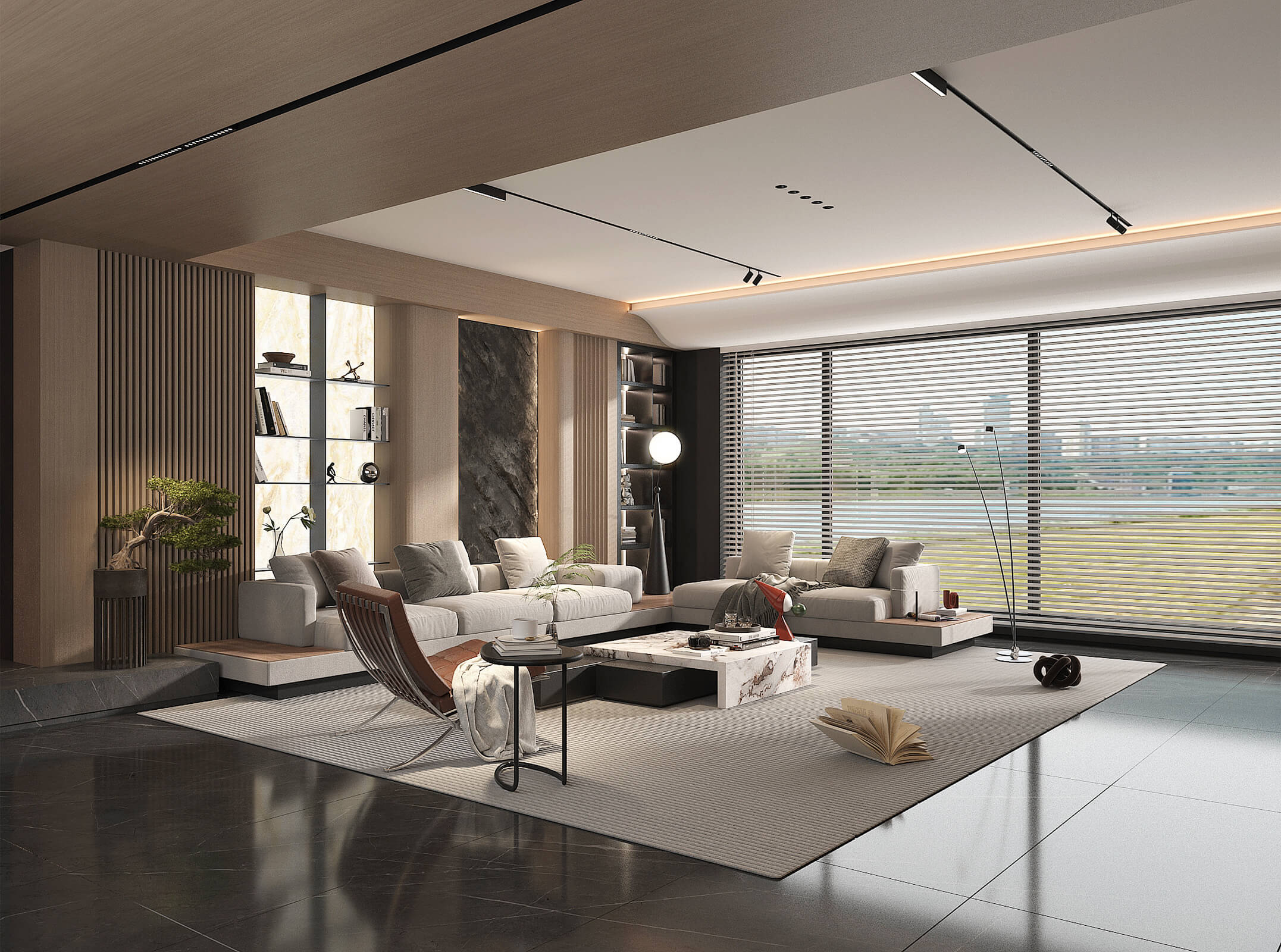 Modern Living Room Scene 8 - 3D Model by nhattuankts