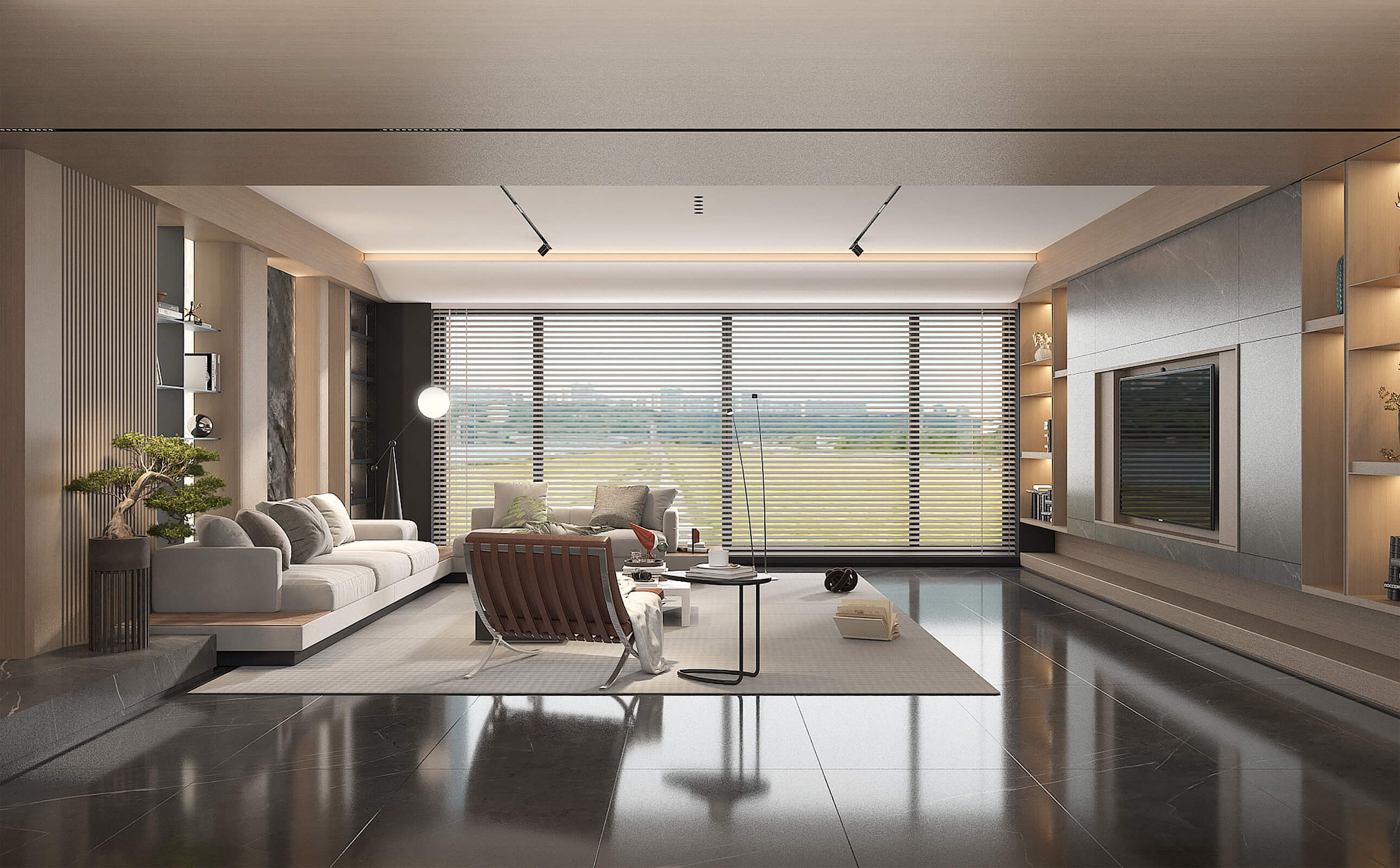 Modern Living Room Scene 8 - 3D Model by nhattuankts