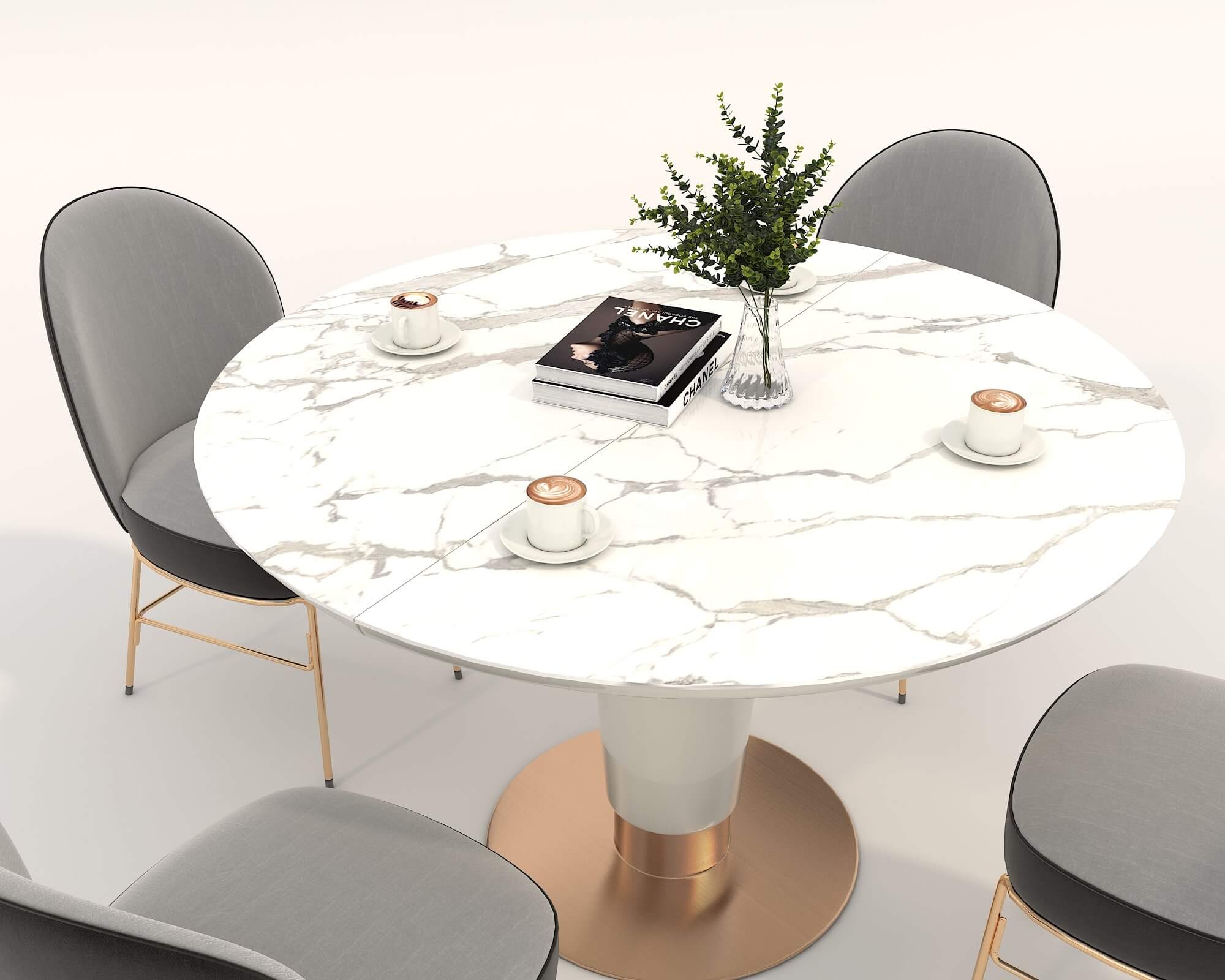 Modern Table and Chair Set 7 - 3D Model by nhattuankts