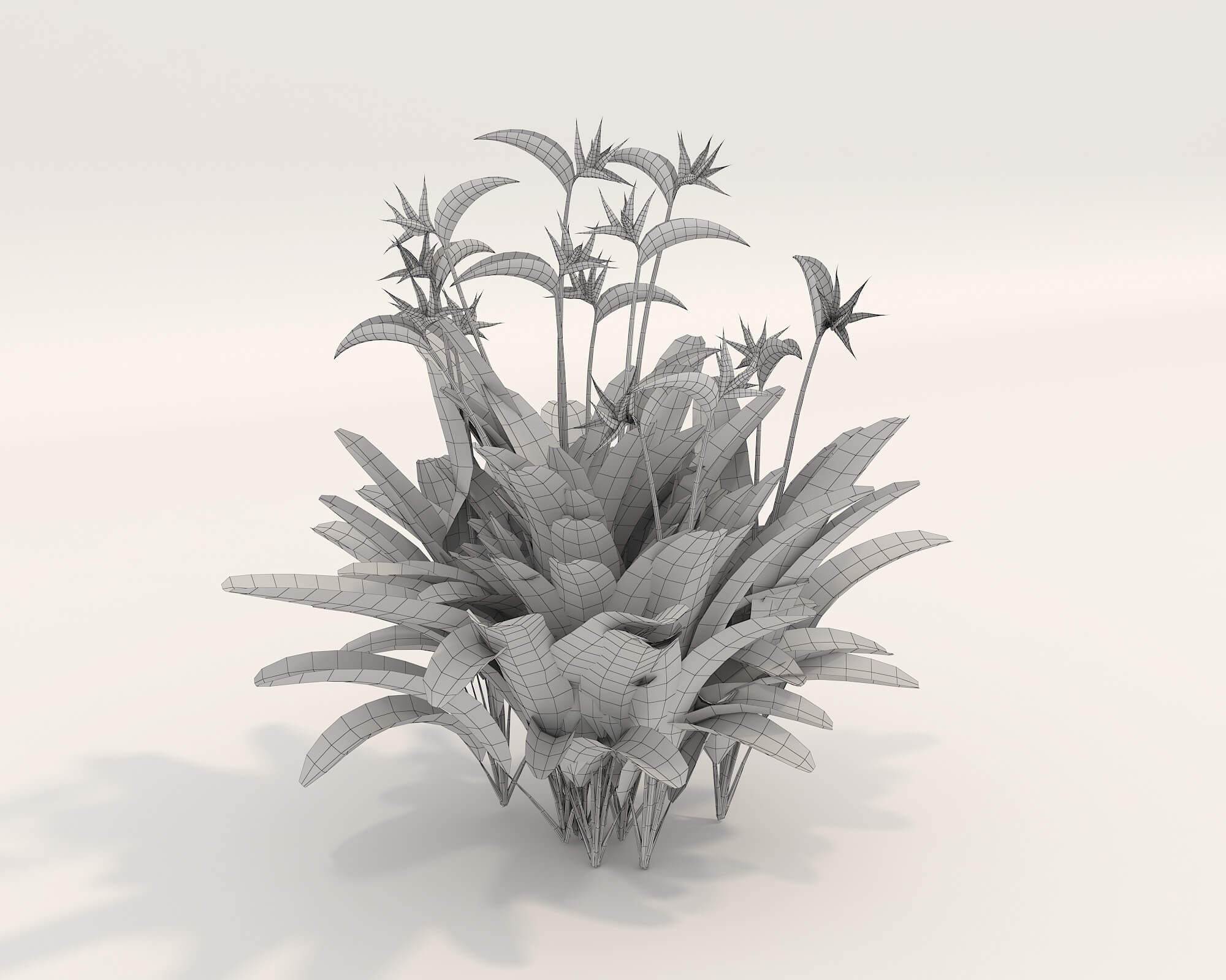 Realistic Shrub Bush Set 4 - 3D Model by nhattuankts