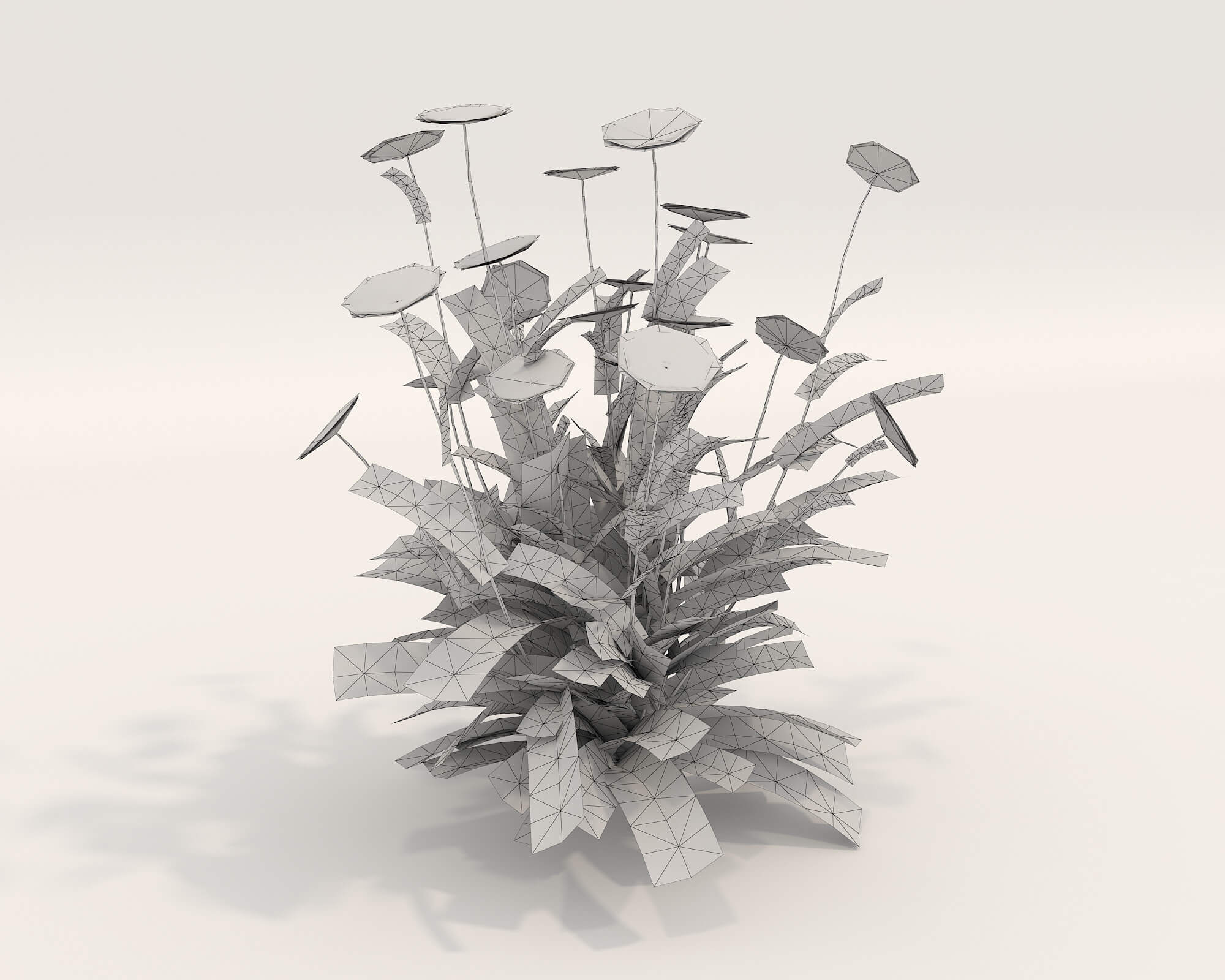 Realistic Shrub Bush Set 4 - 3D Model by nhattuankts