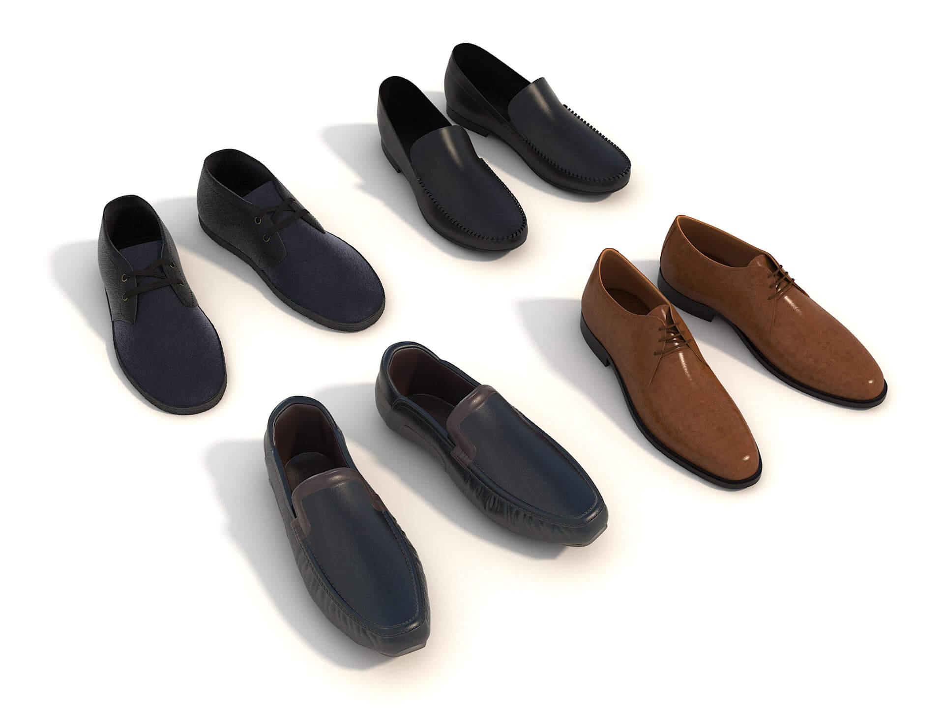 Shoes Collection Set 8 - 3D Model by nhattuankts