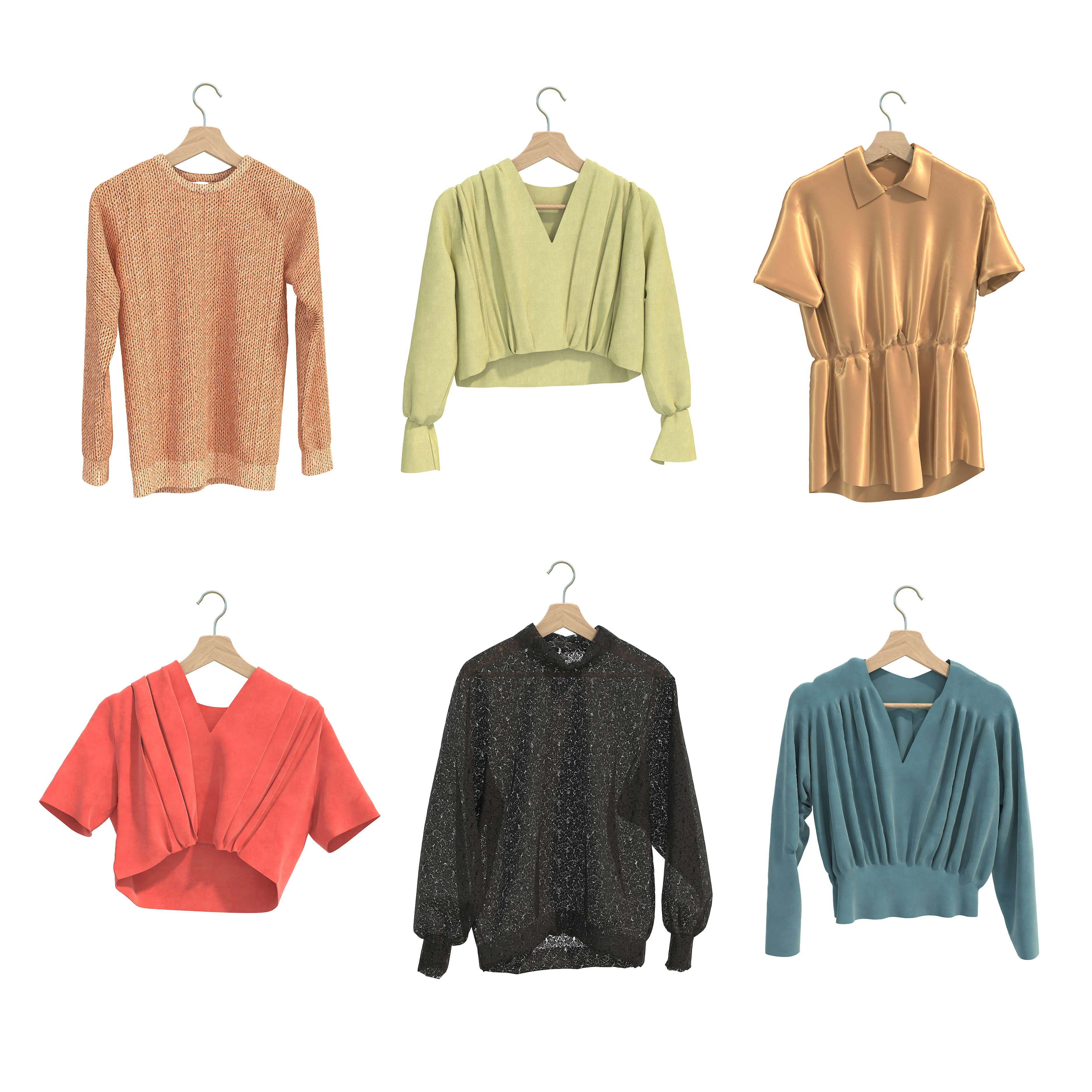 Women Clothing Collection 17 - 3D Model by nhattuankts