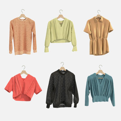 Women Clothing Collection 17 - 3D Model by nhattuankts