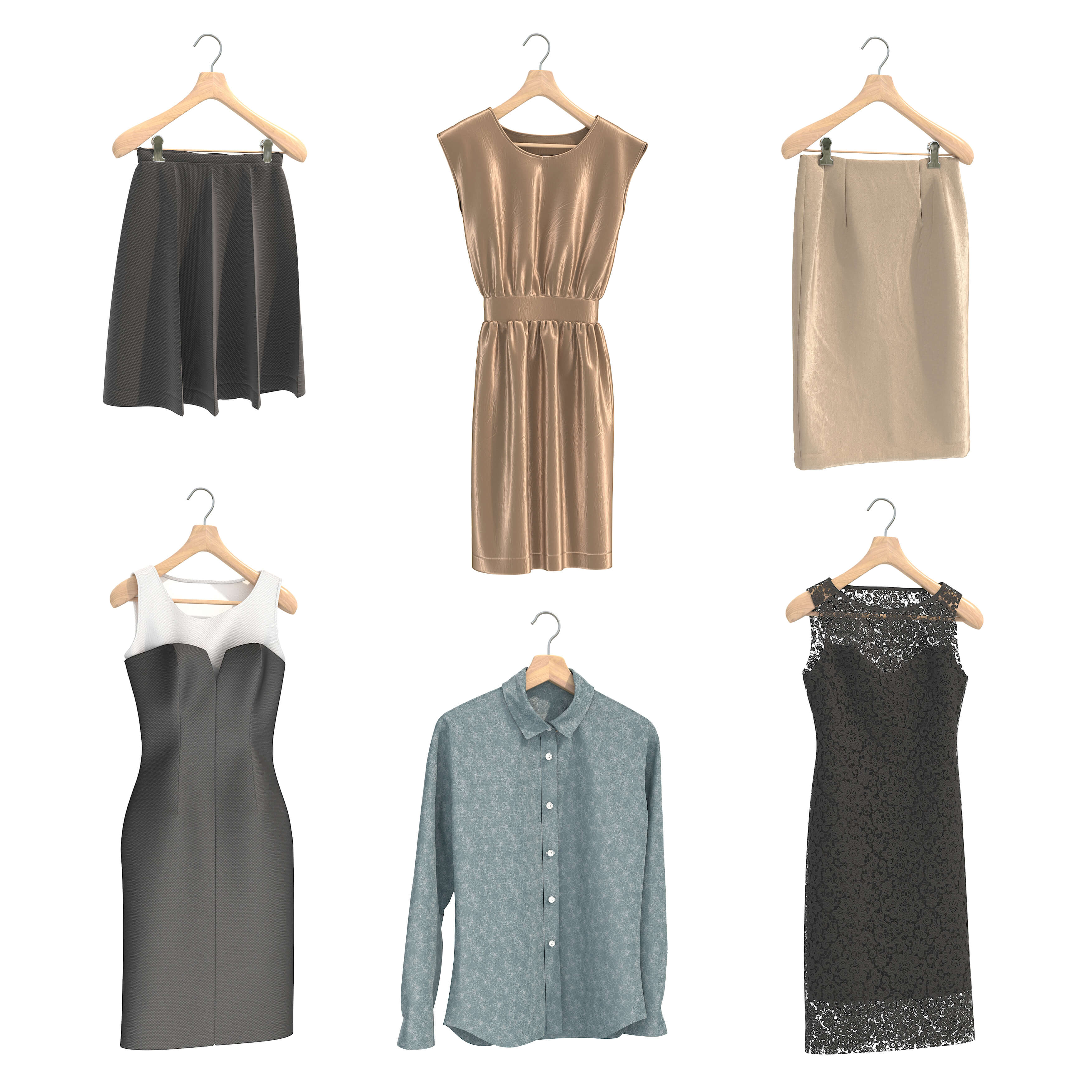 Women Clothing Collection 22 - 3D Model by nhattuankts