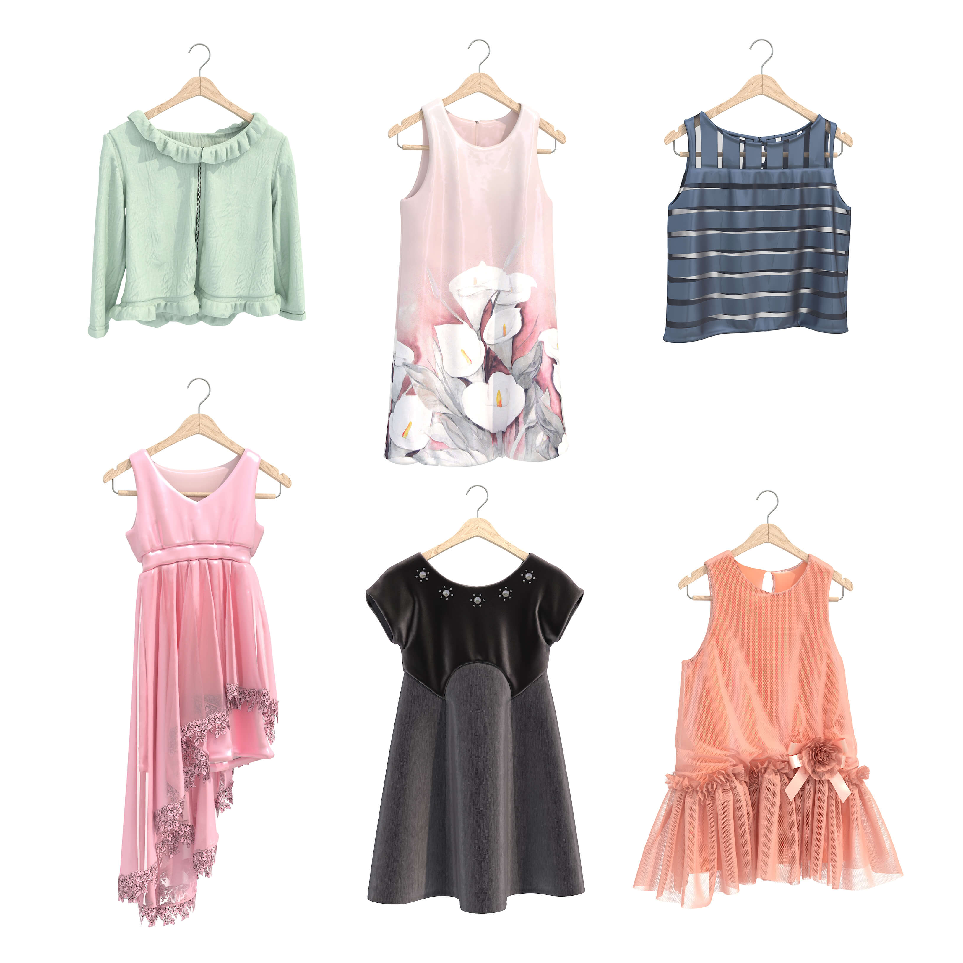 Women Clothing Collection 23 - 3D Model by nhattuankts