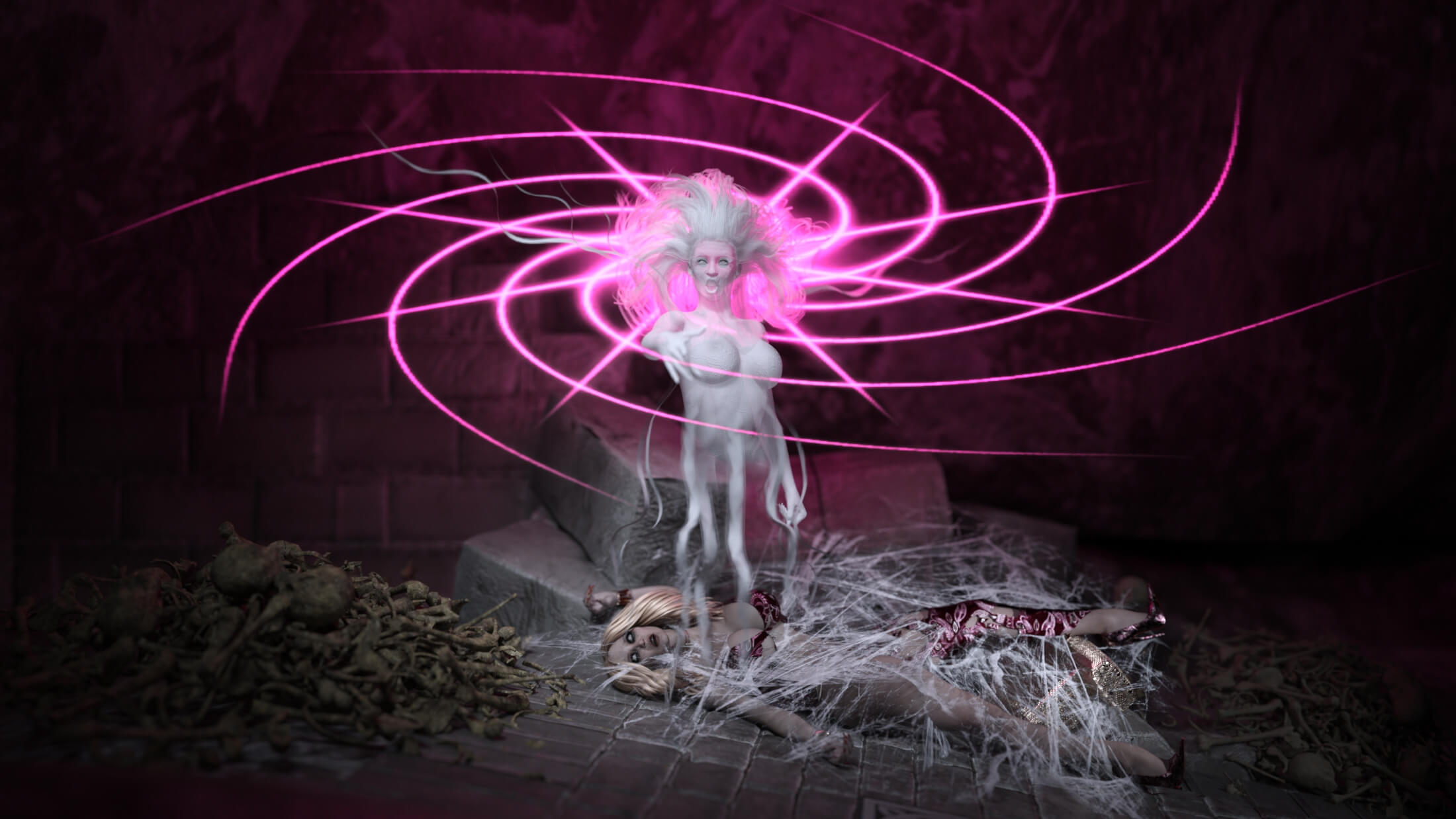 The Banshee 3D Render, Digital Art by niceshoez