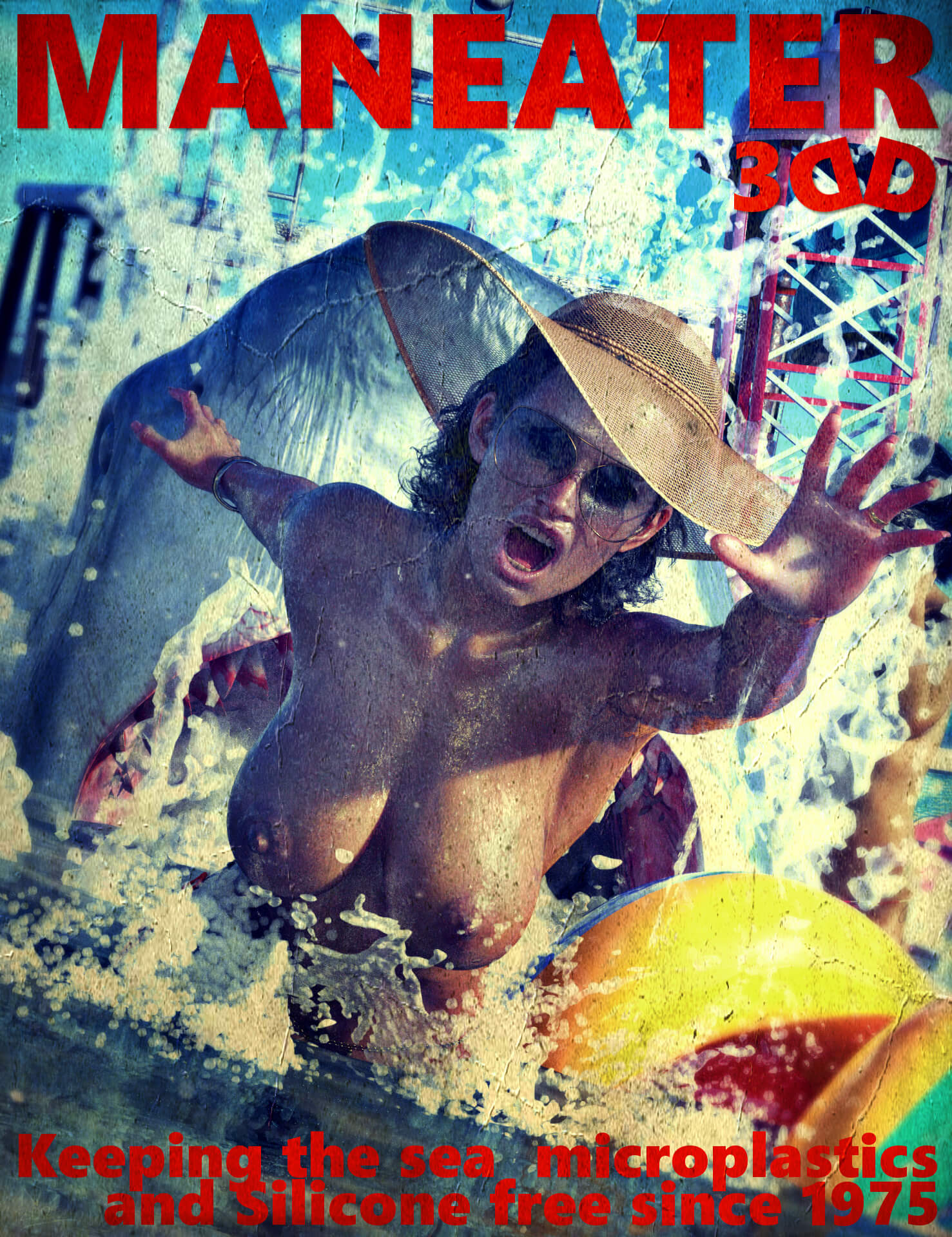 Maneater 3 DD (Mild Nudity and Peril Scene) 3D Render
