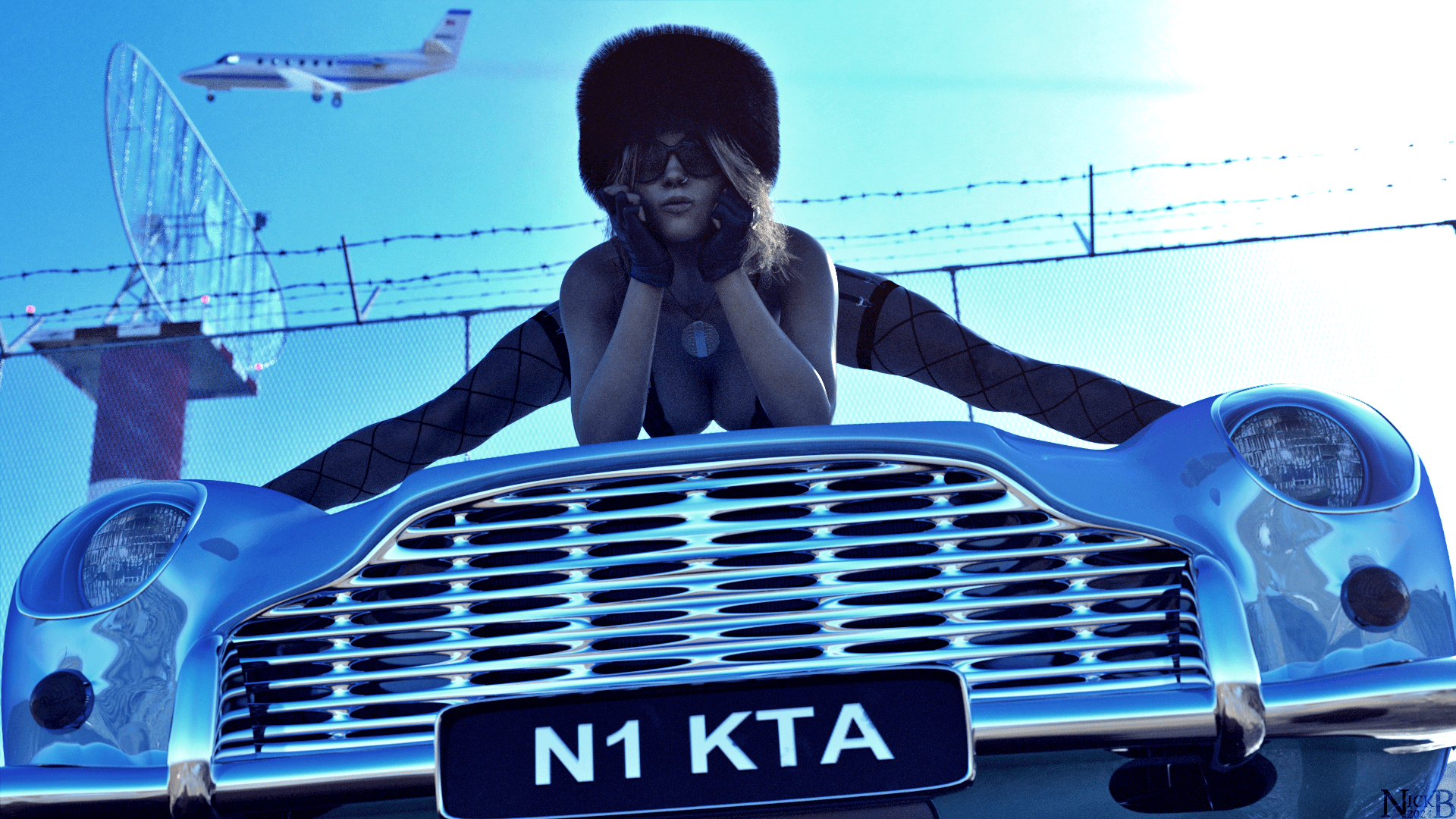 Code Name Nikita 3D Render, Digital Art by nick_brown1967