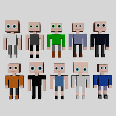 3D Models | Characters | Humans | RenderHub