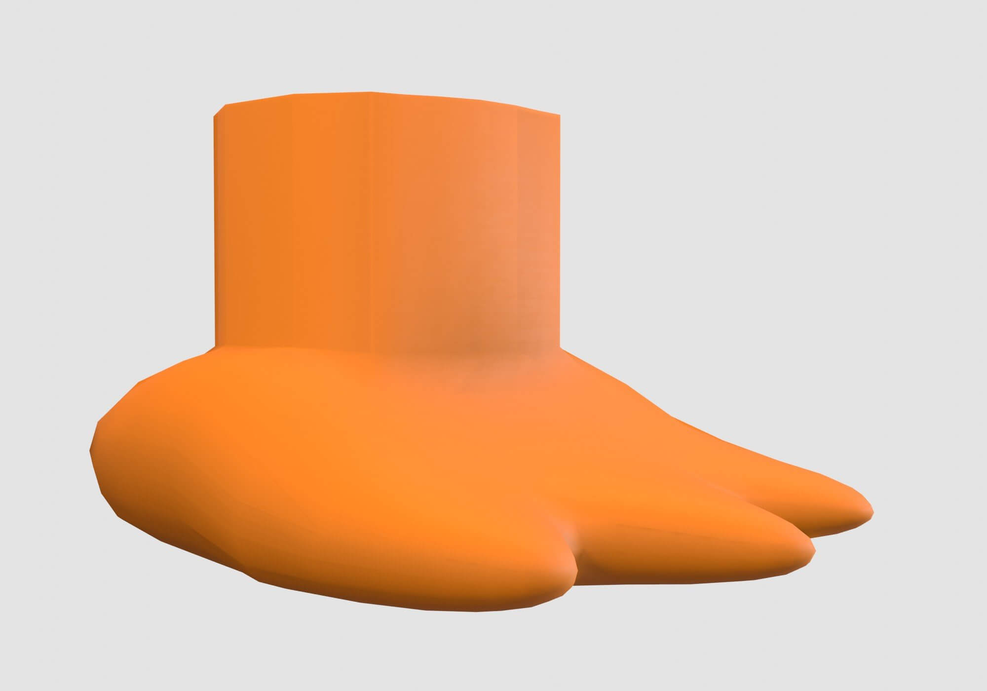 Animal Cartoon Foot - 3D Model by nickianimations