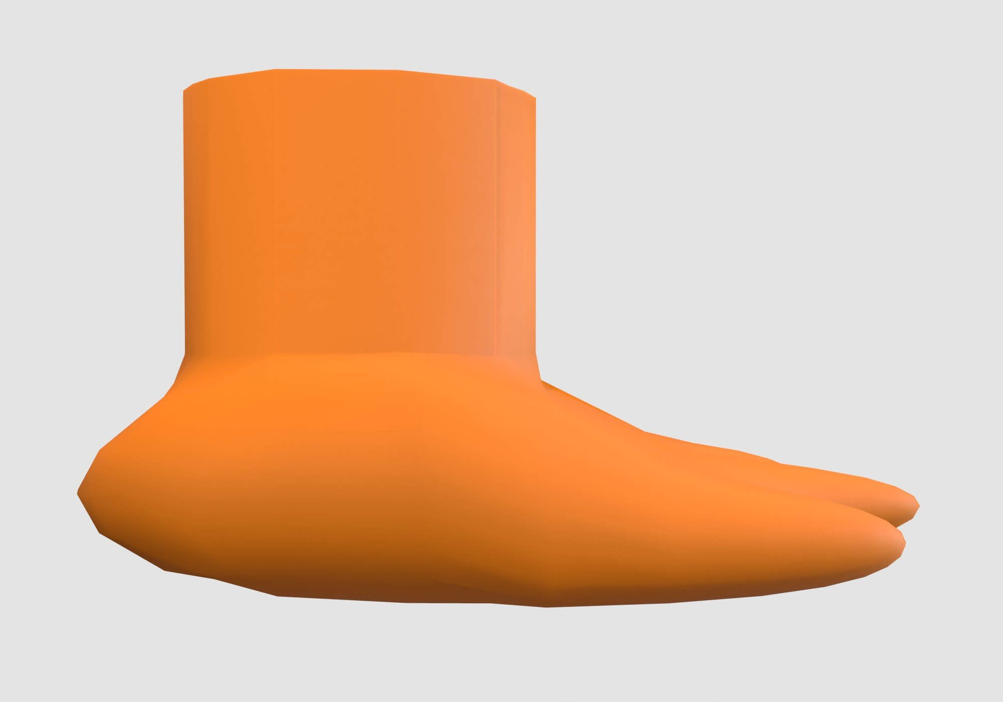 Animal Cartoon Foot - 3D Model by nickianimations