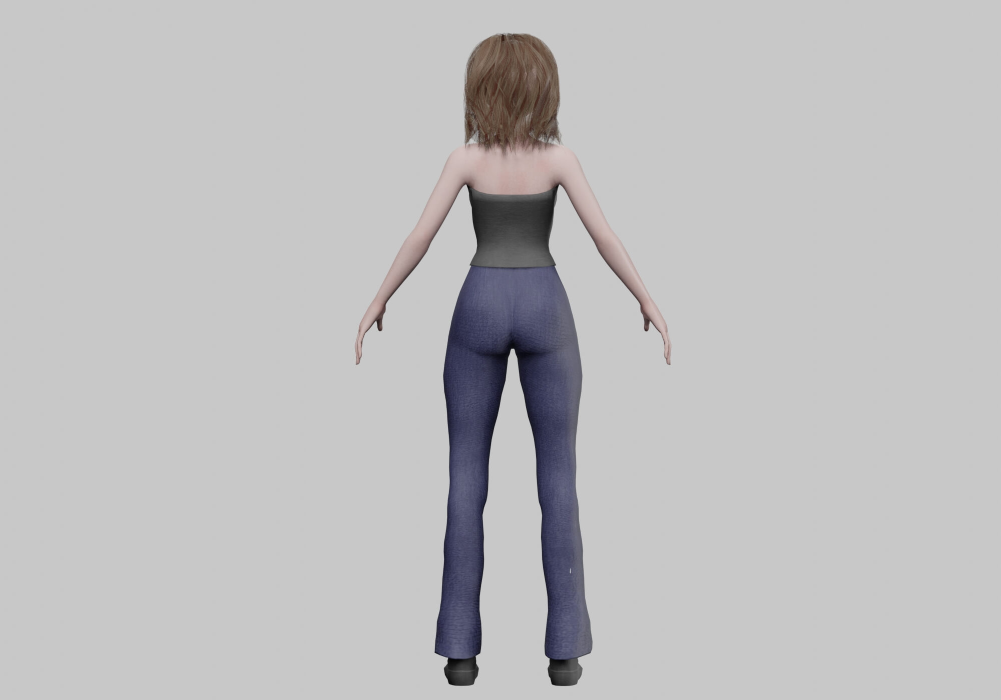 Anime Beautiful Girl V33037 - 3D Model by nickianimations