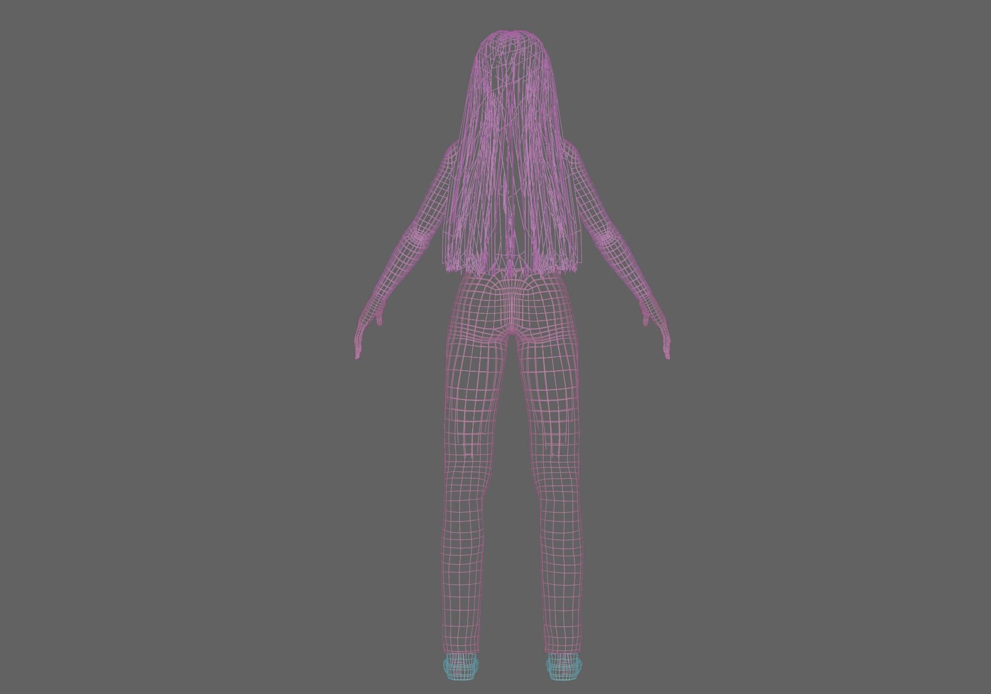Anime Cartoon Girl V31843 3d Model By Nickianimations