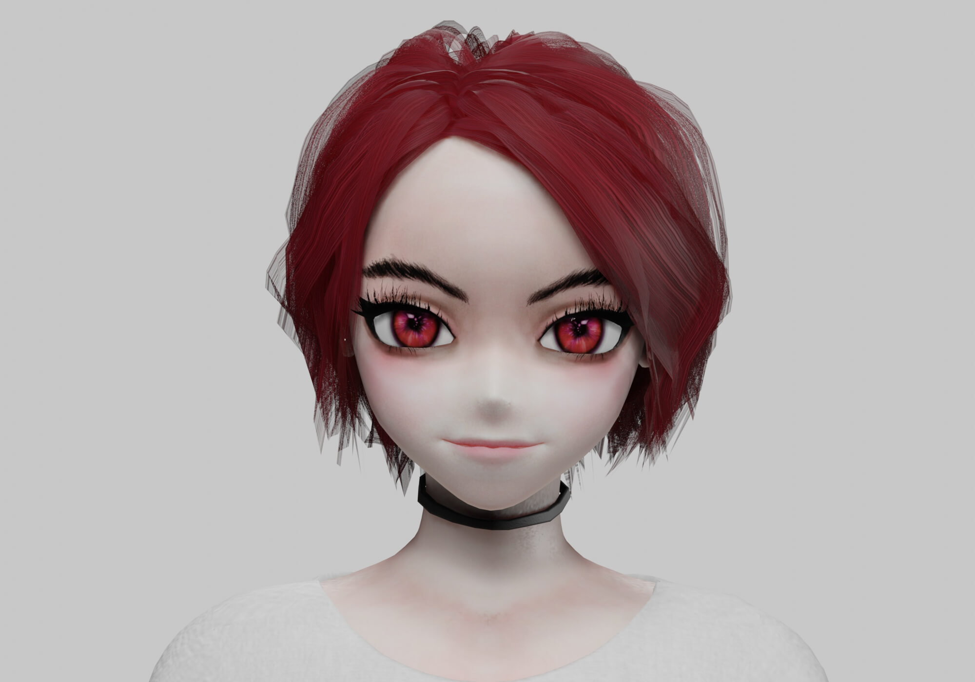 Anime Classic Girl V32003 - 3D Model by nickianimations