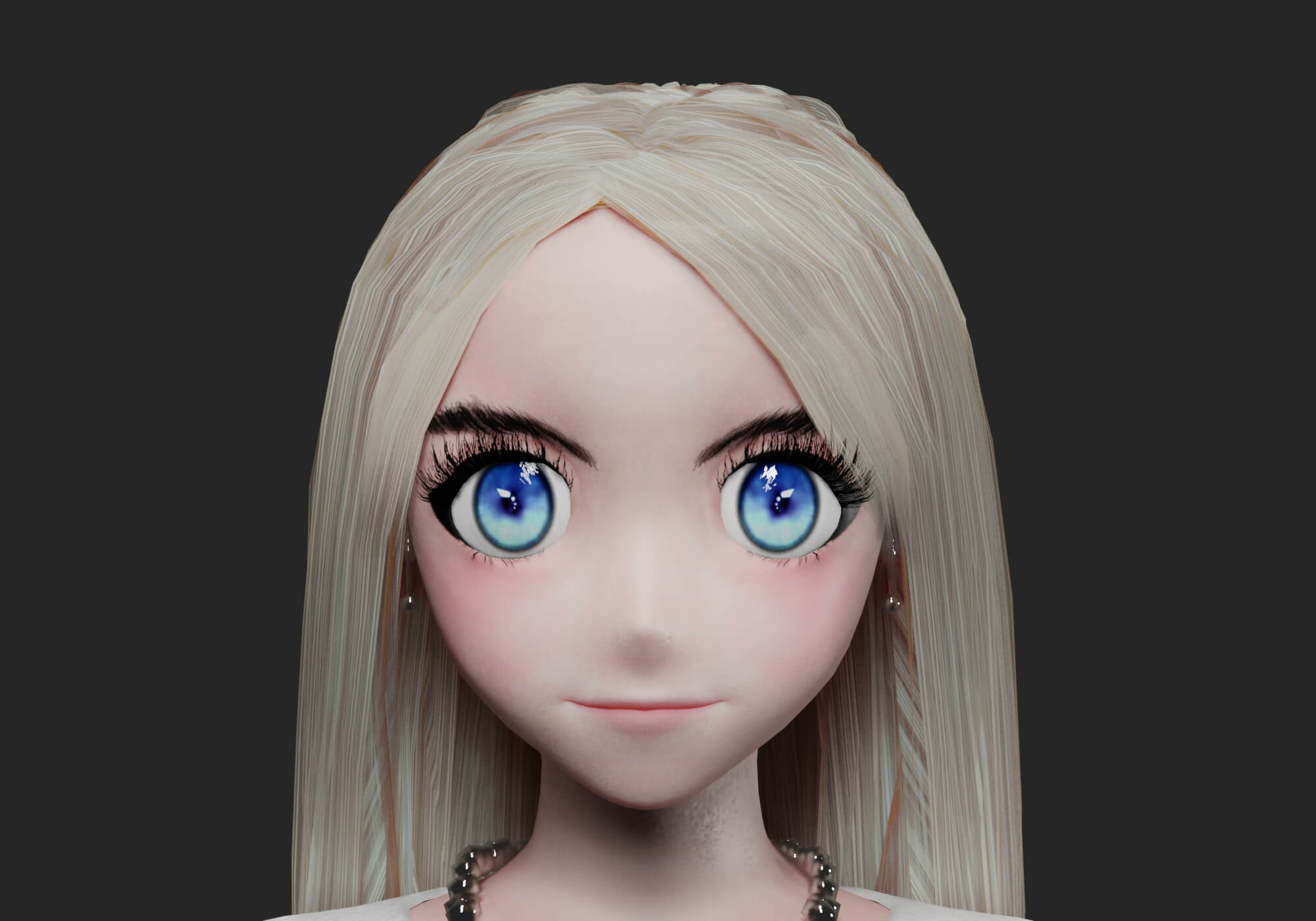 Anime Classic Girl V32546 - 3D Model by nickianimations