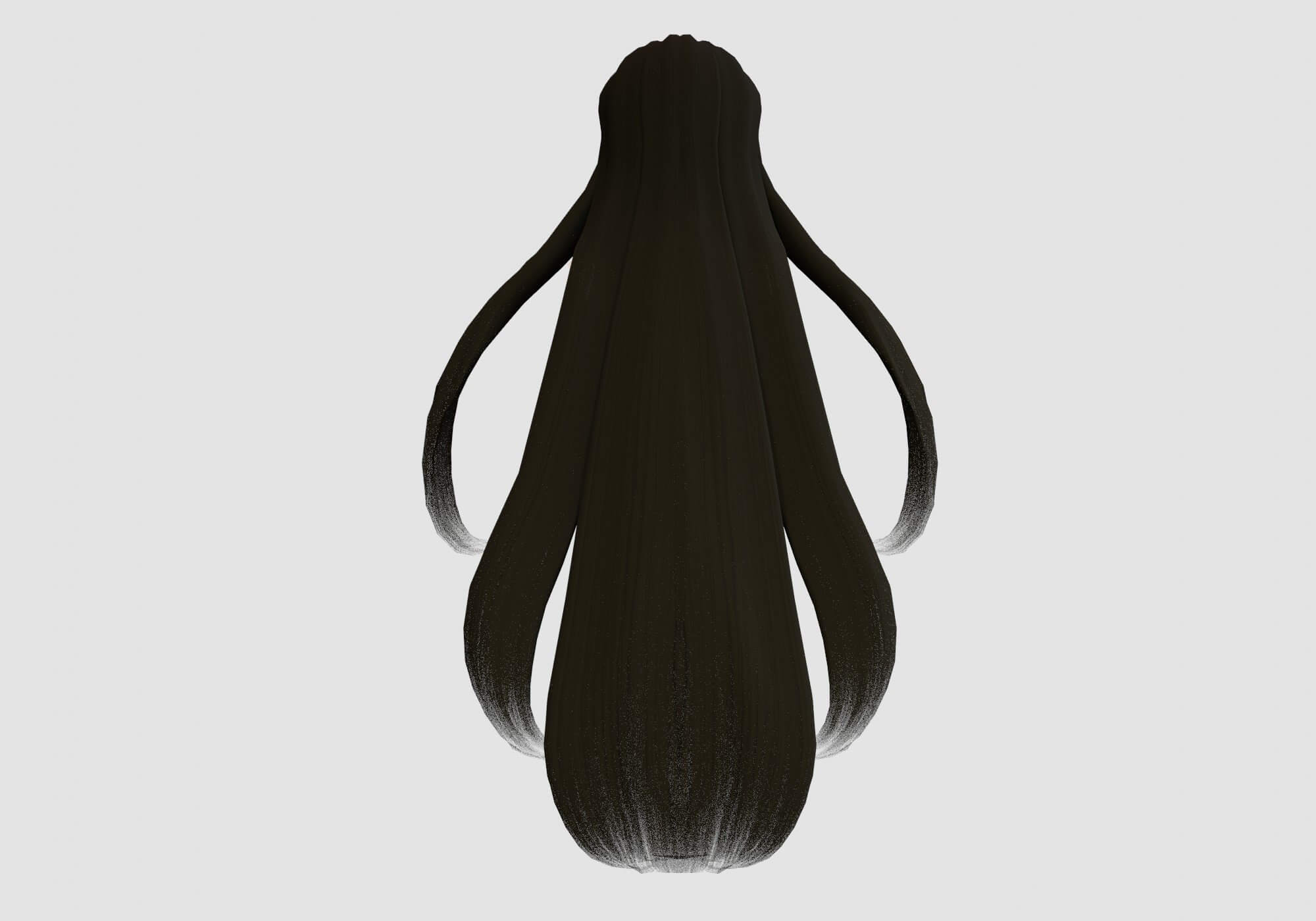 Anime Long Hairstyle - 3D Model by nickianimations
