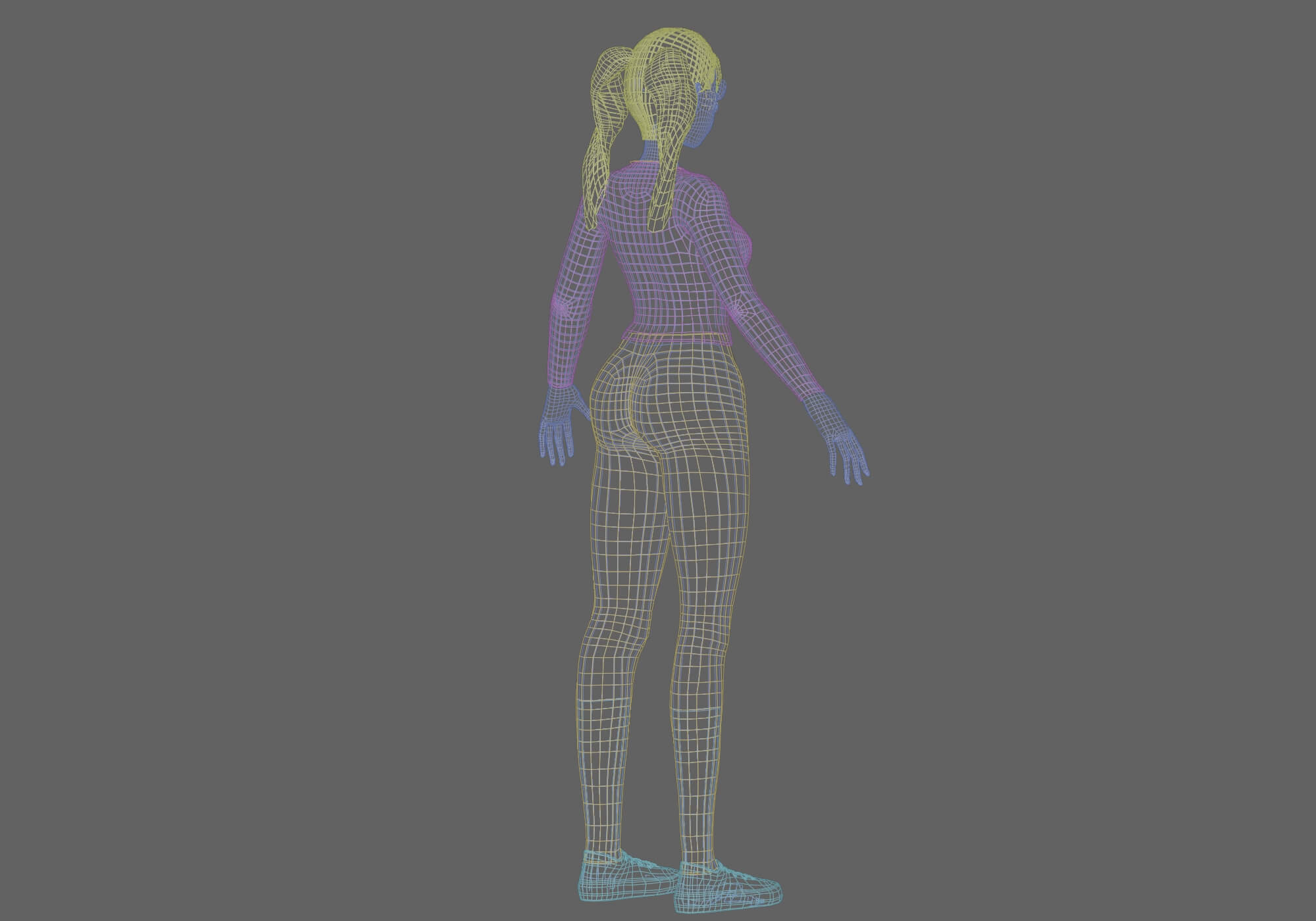 Basic Beautiful Girl V26379 - 3D Model by nickianimations