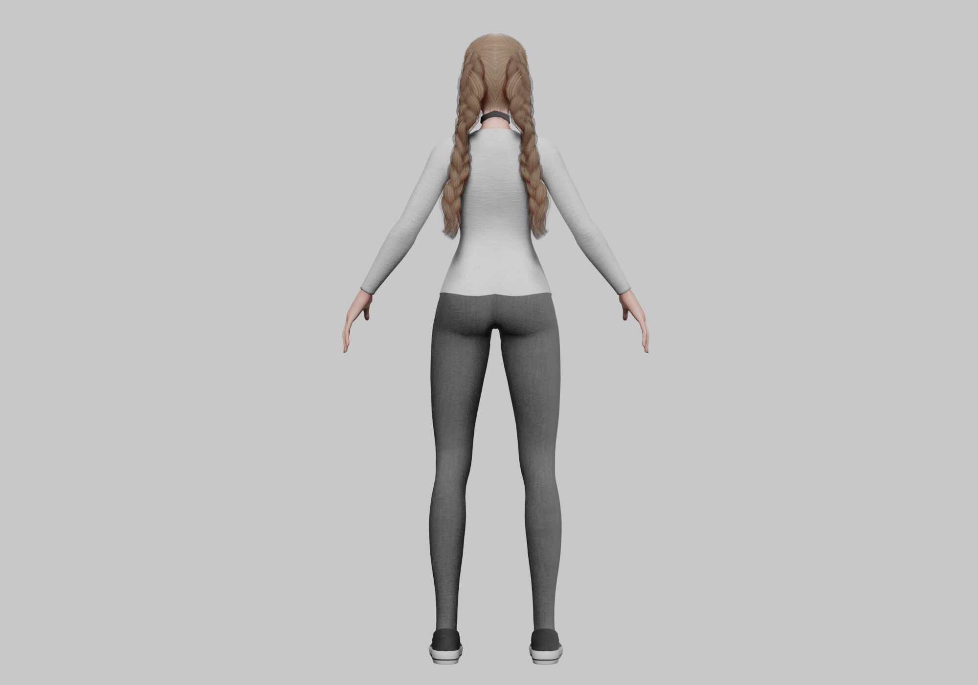 Basic Beautiful Girl V29579 - 3D Model by nickianimations