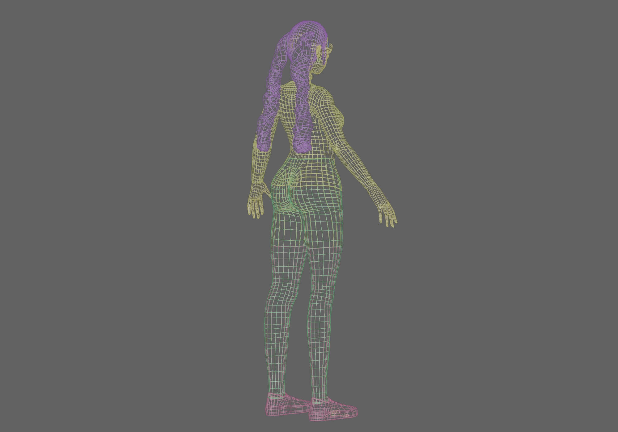 Basic Beautiful Girl V29579 - 3D Model by nickianimations