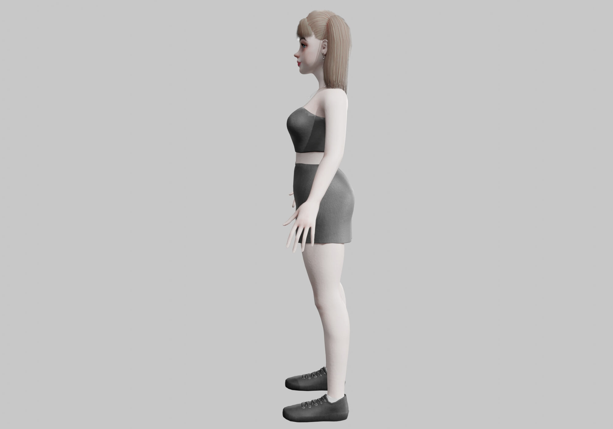 Basic Beautiful Woman V22287 - 3D Model by nickianimations