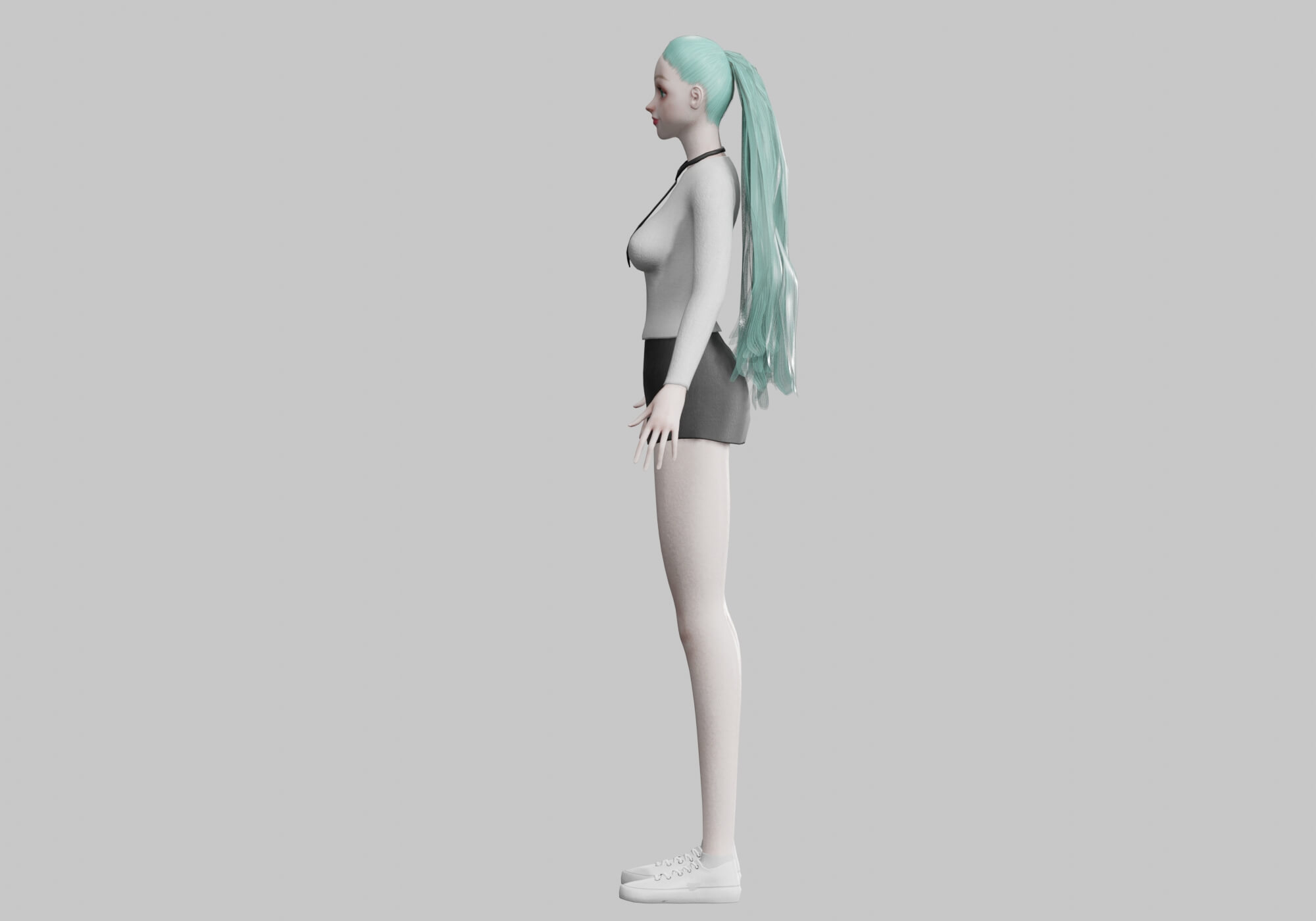 Basic Beautiful Woman V27367 - 3D Model by nickianimations