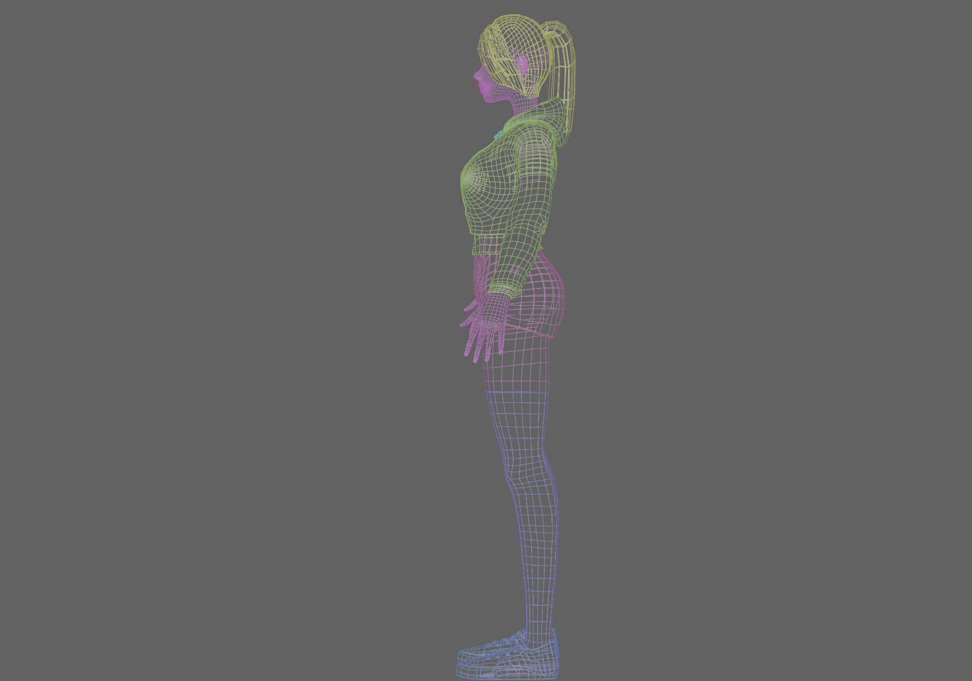 Basic Beautiful Woman V27693 - 3D Model by nickianimations