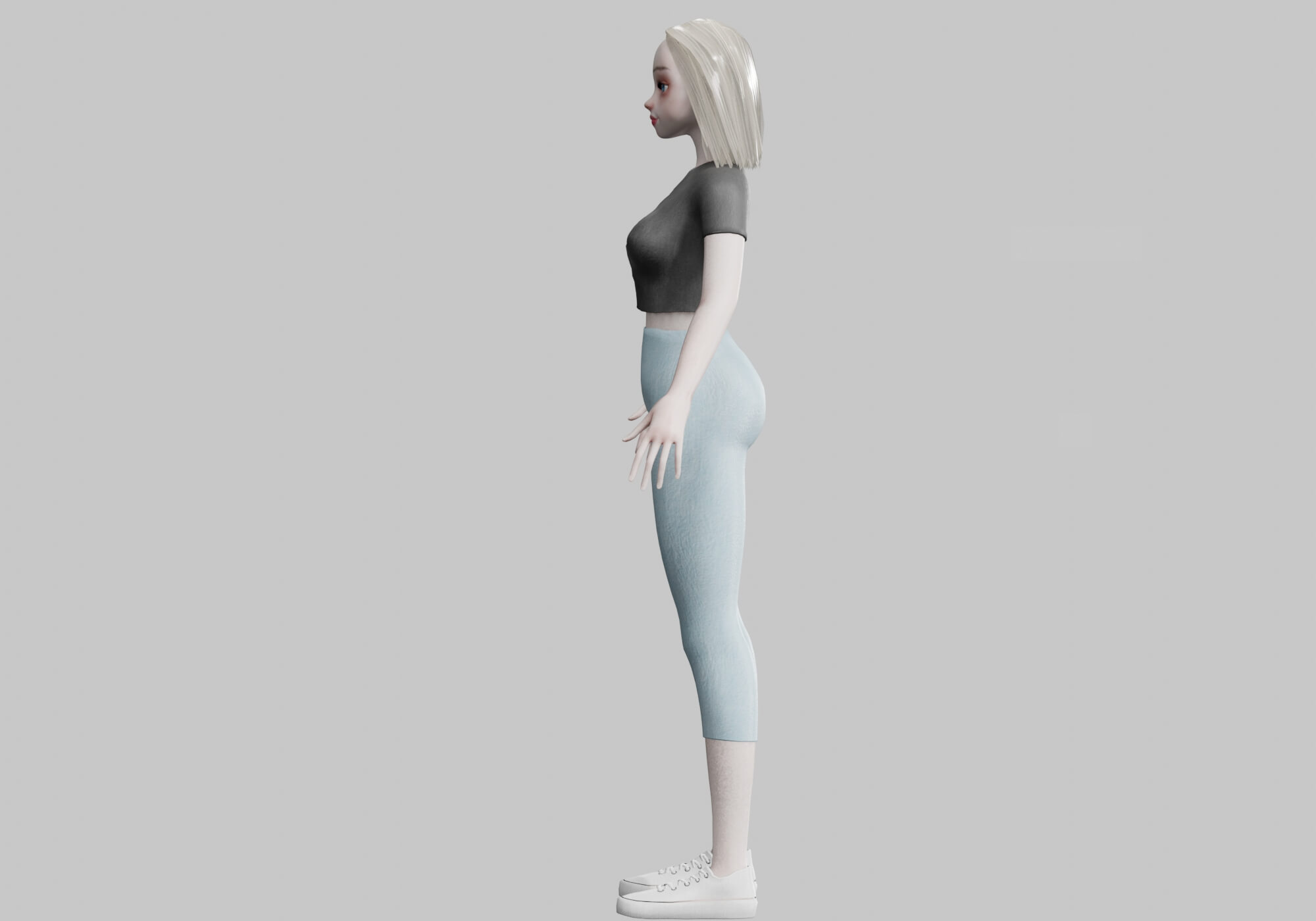 Basic Beautiful Woman V27941 - 3D Model by nickianimations